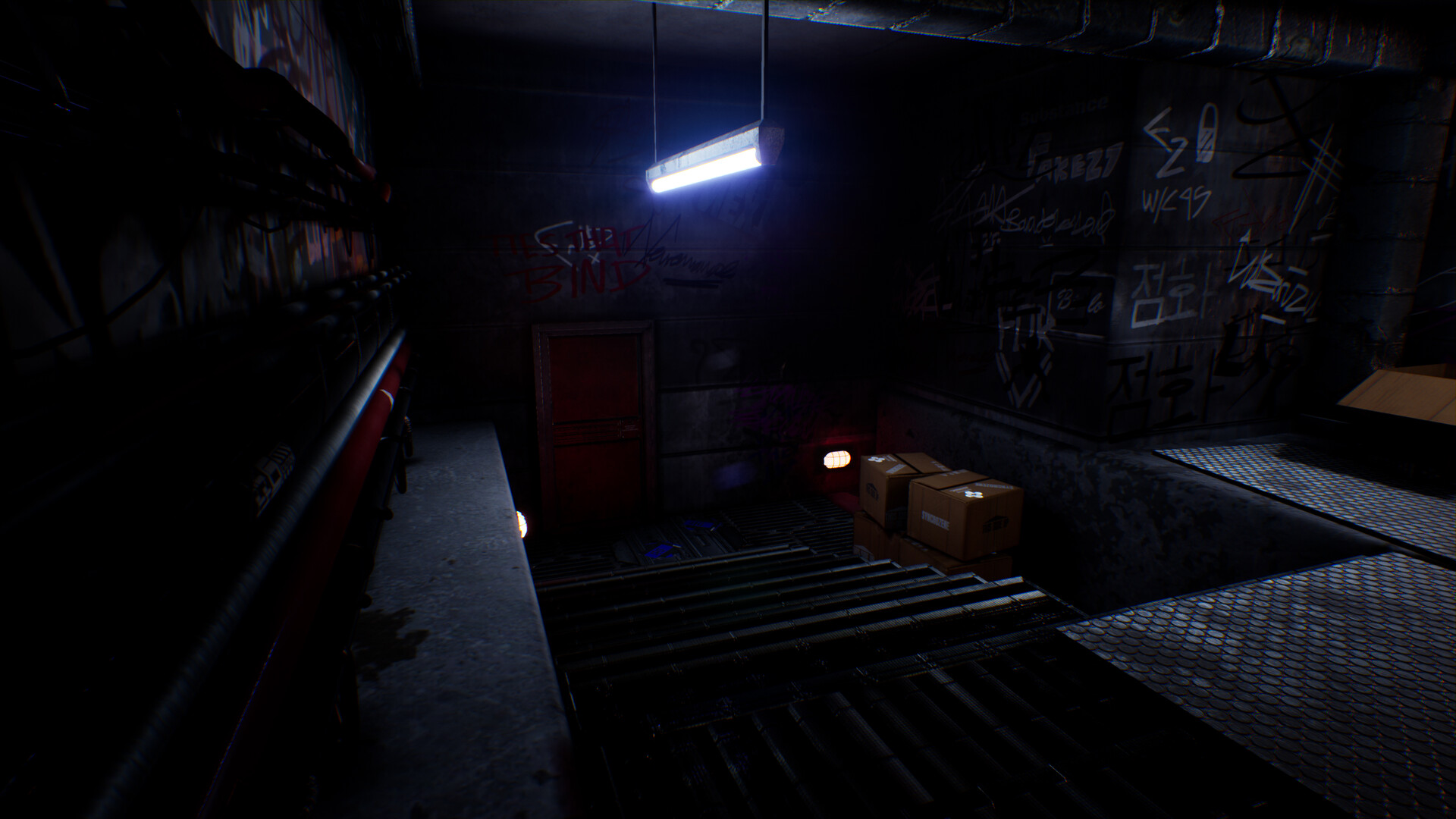 Michael Plumb - Cyberpunk Project, Basement.