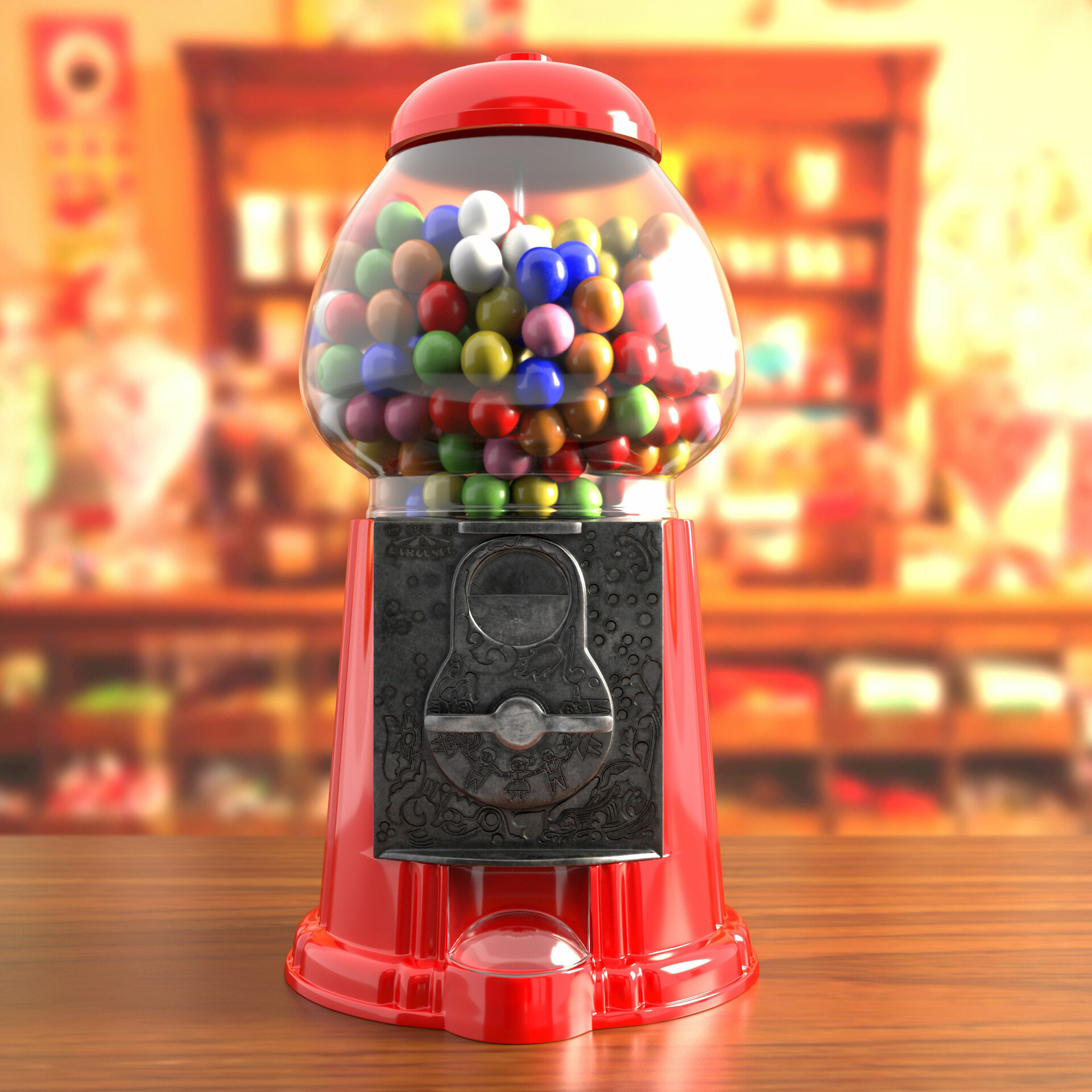 ArtStation - 1985 Gumball Machine