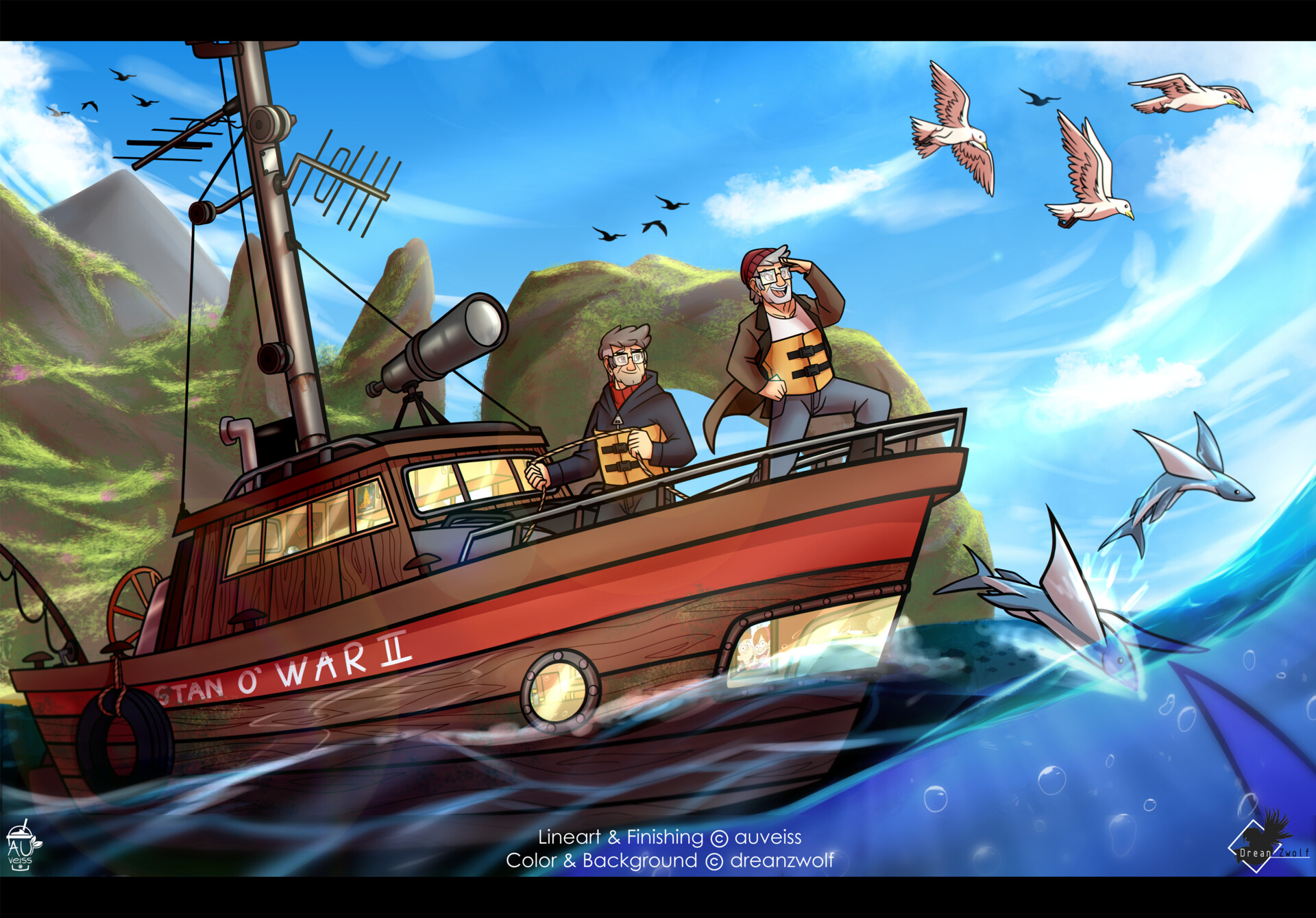 ArtStation - Collaboration Stan O' War Fanart With Dreanzwolf