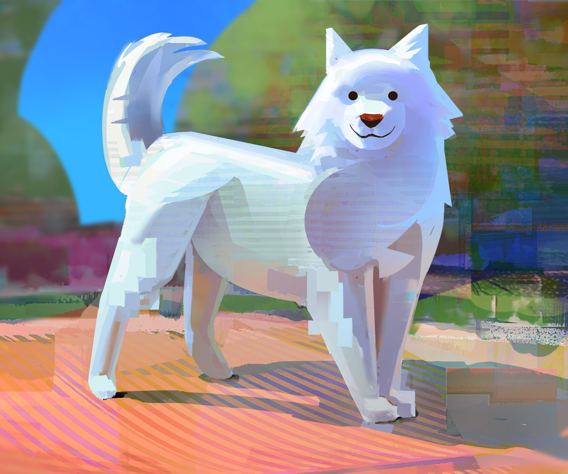 ArtStation - Doggo + process gif