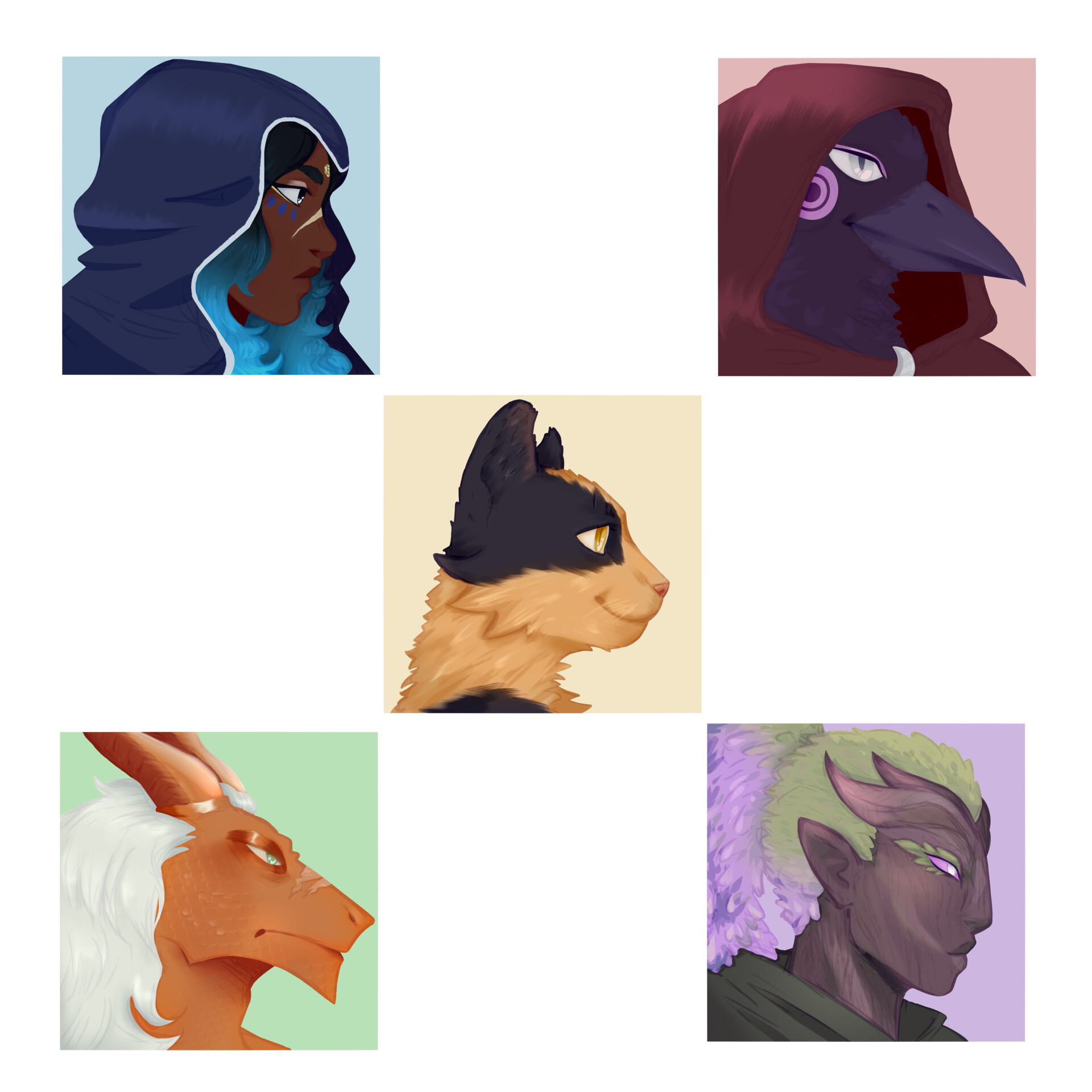 ArtStation - DnD Players' Tokens