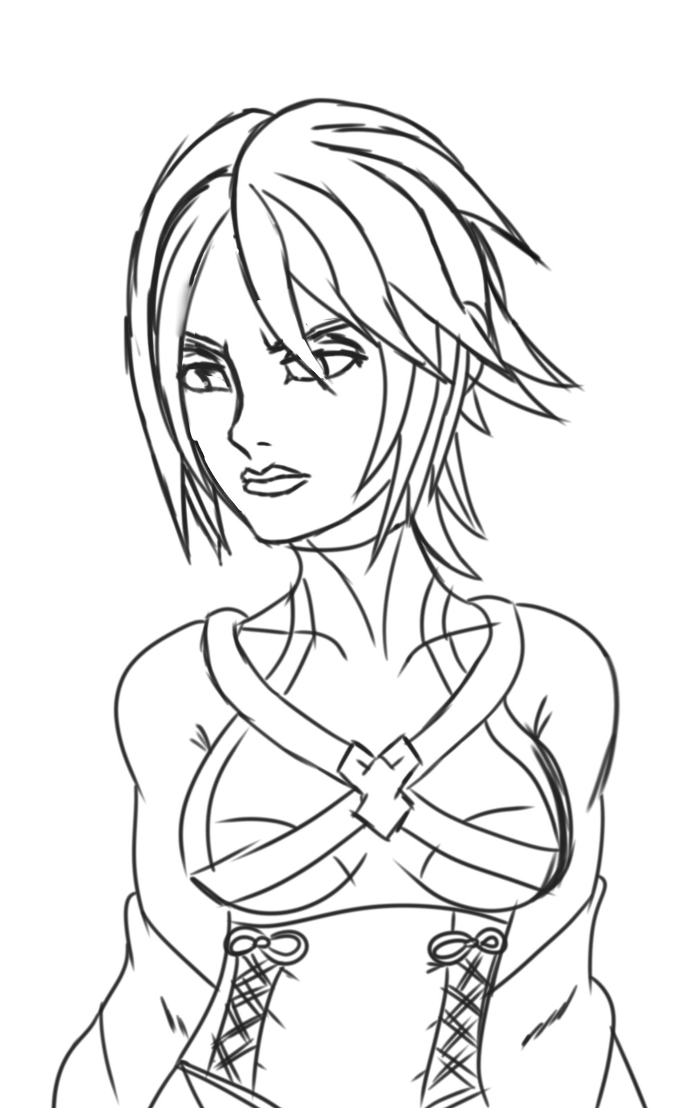 kingdom hearts coloring pages