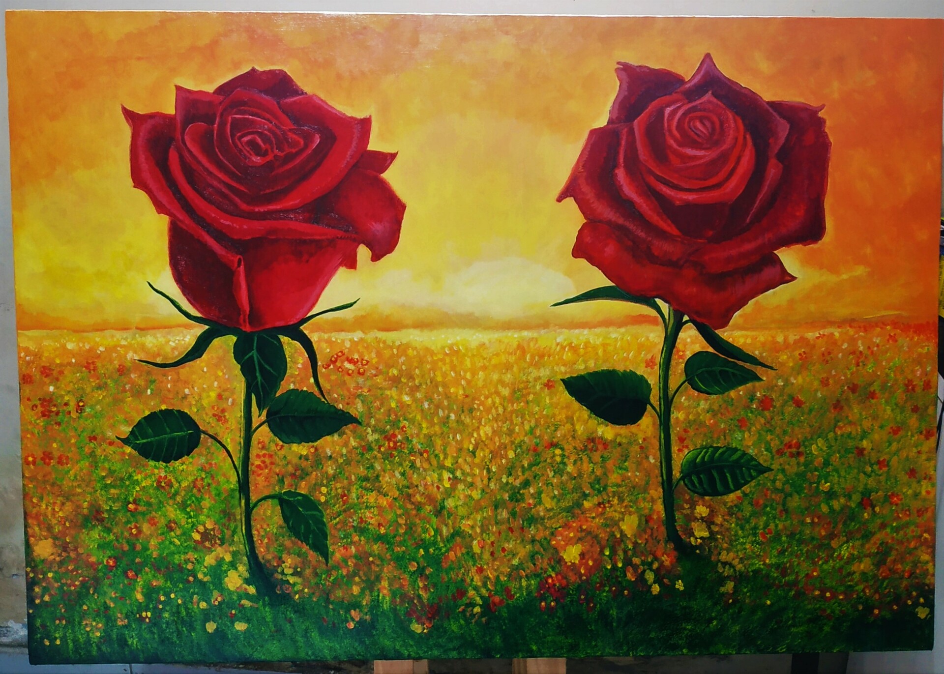 ArtStation - Red roses