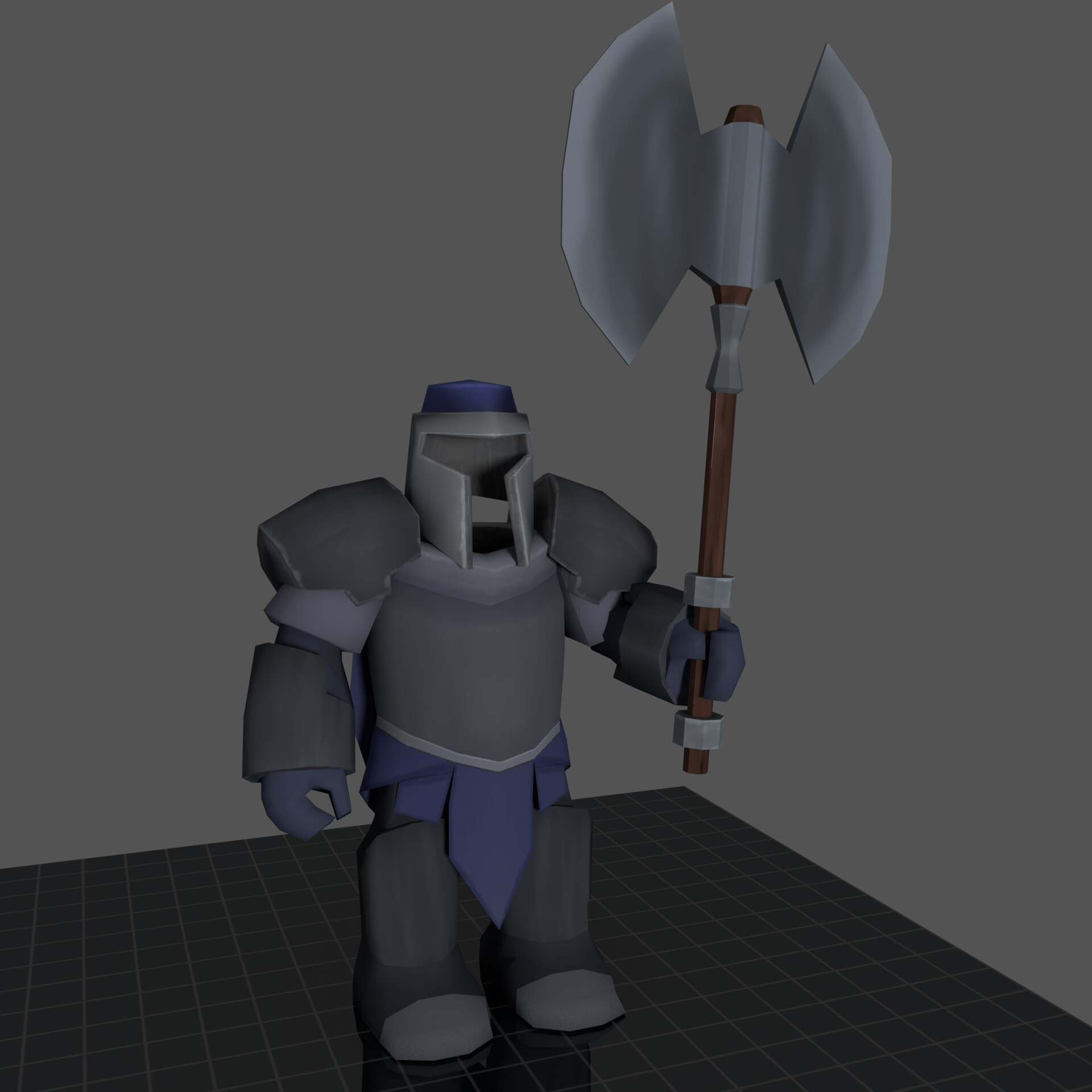 ArtStation - Knight Armor with Axe