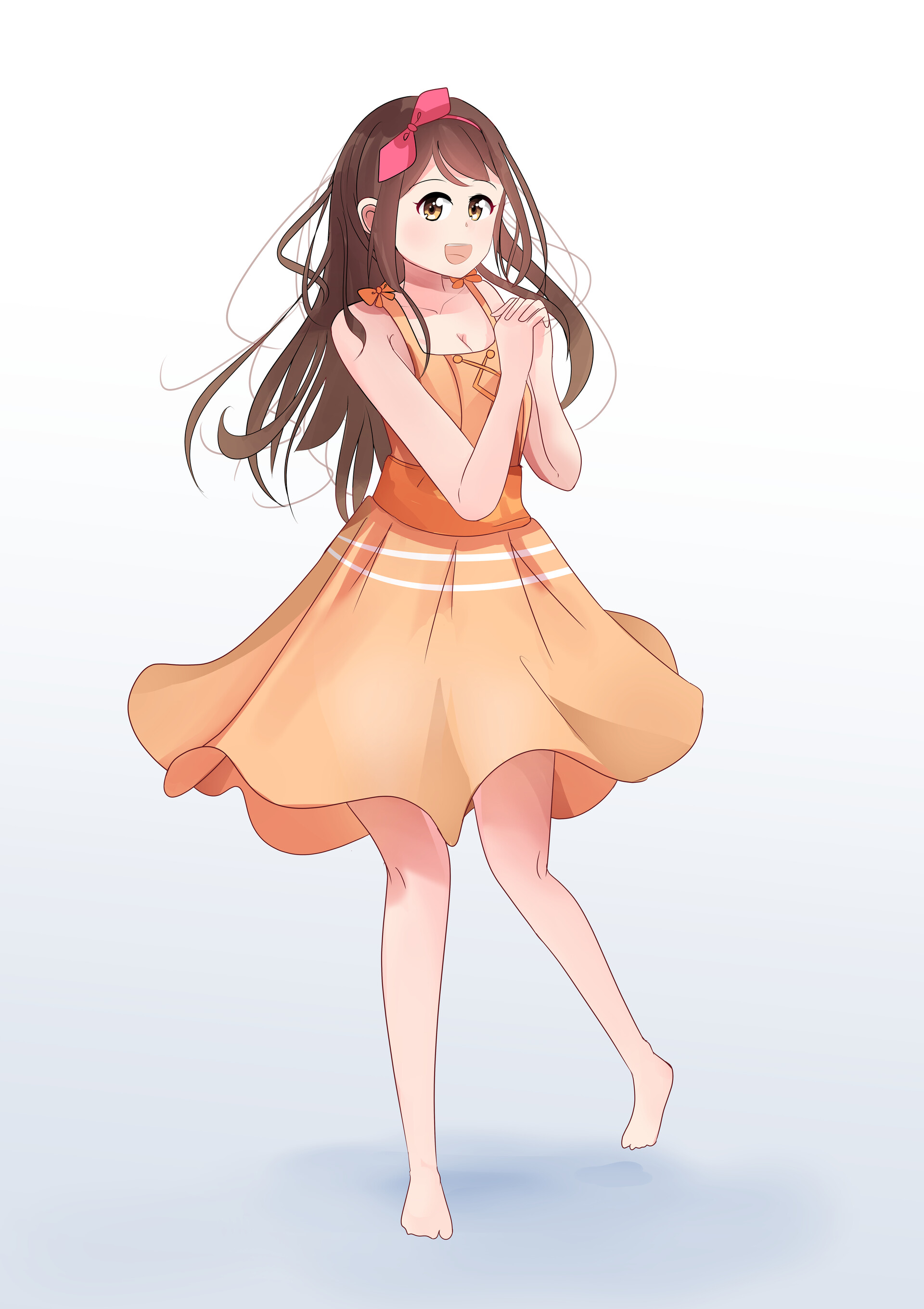 ArtStation - Vani with Dress - Keseharian Vani