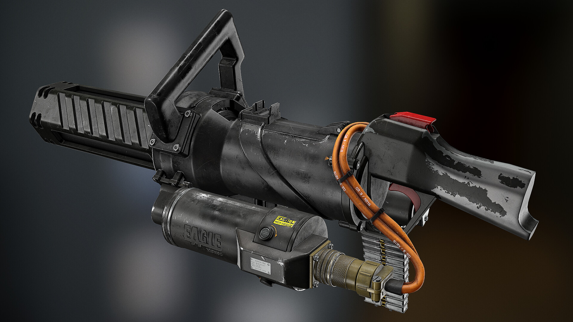 Hand Held Gatling Gun