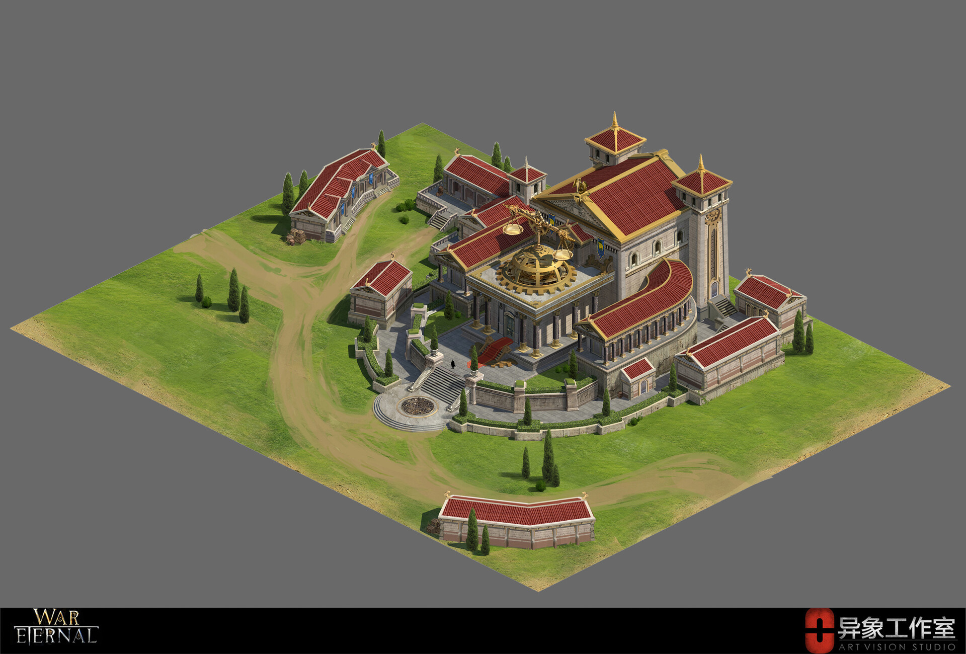 ArtStation - building design for War Eternal