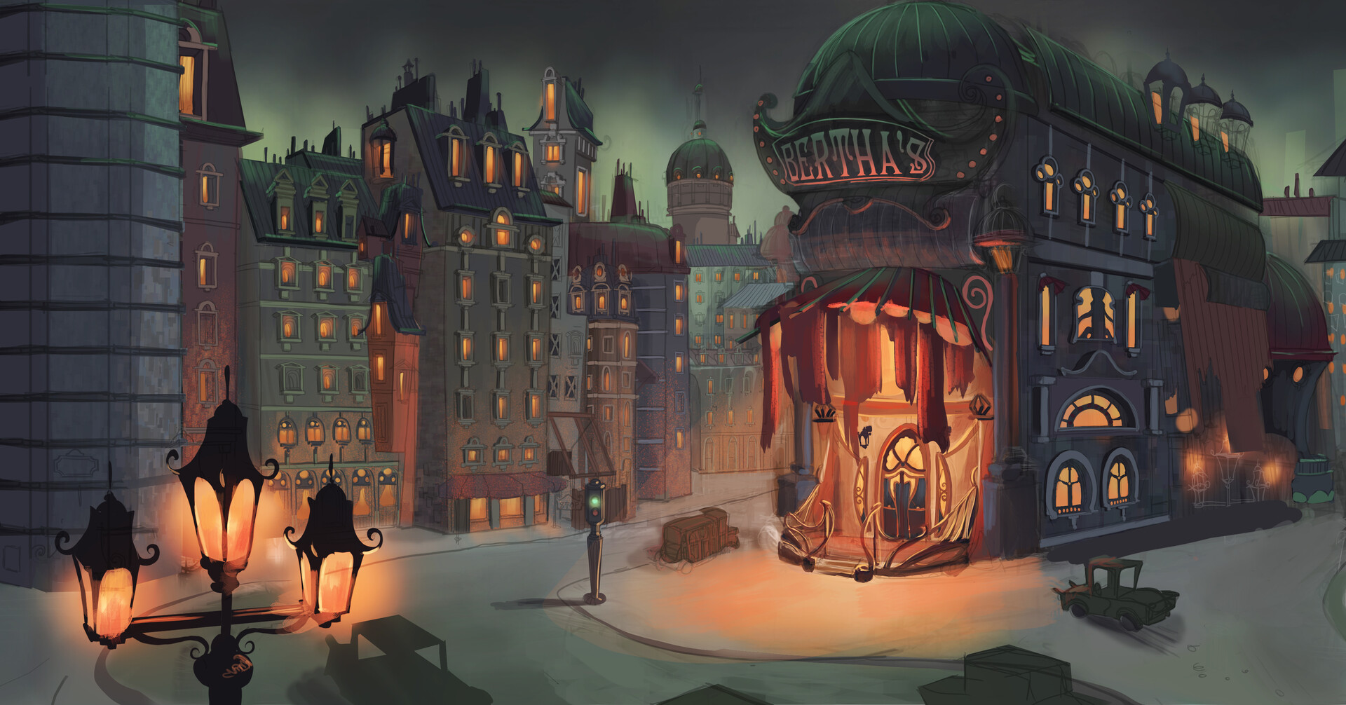 ArtStation - Cityscape // Animation Movie