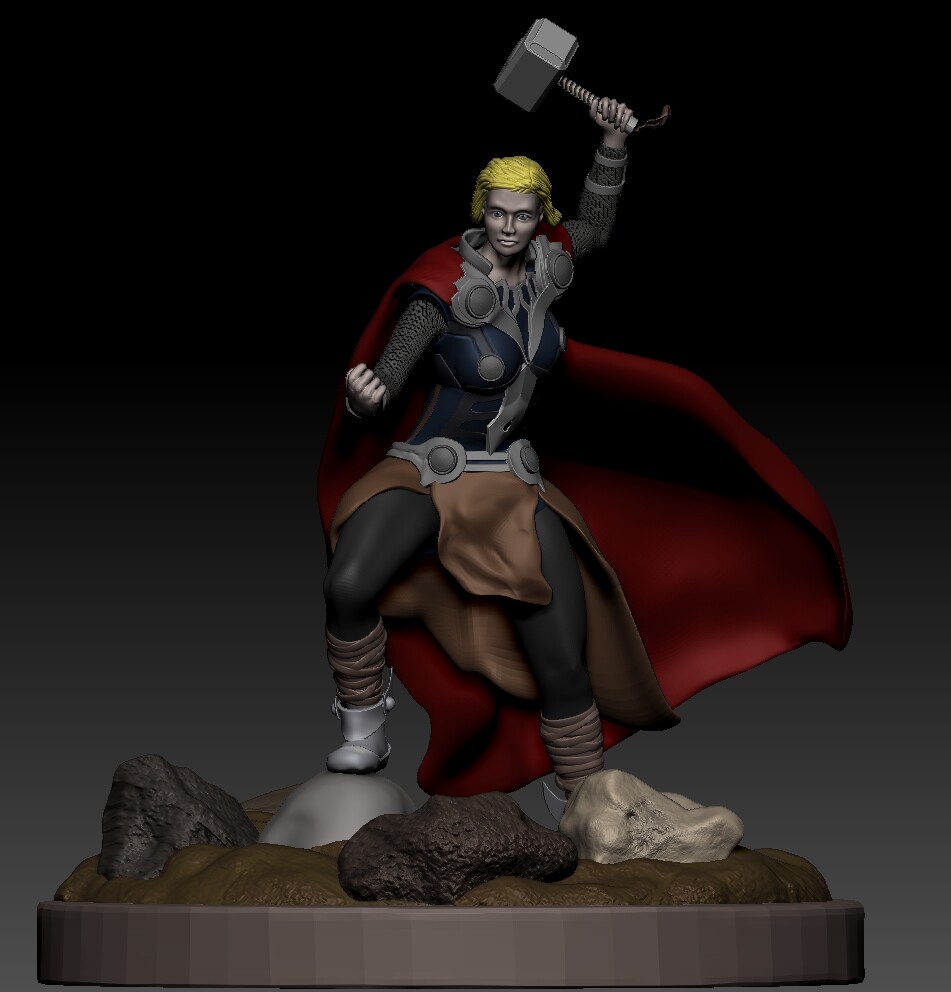ArtStation - Thor Sculpt