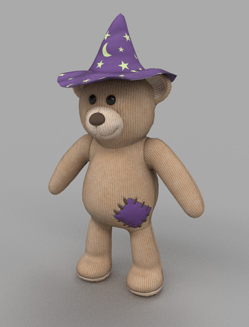 ArtStation - Wizard Teddy Bear