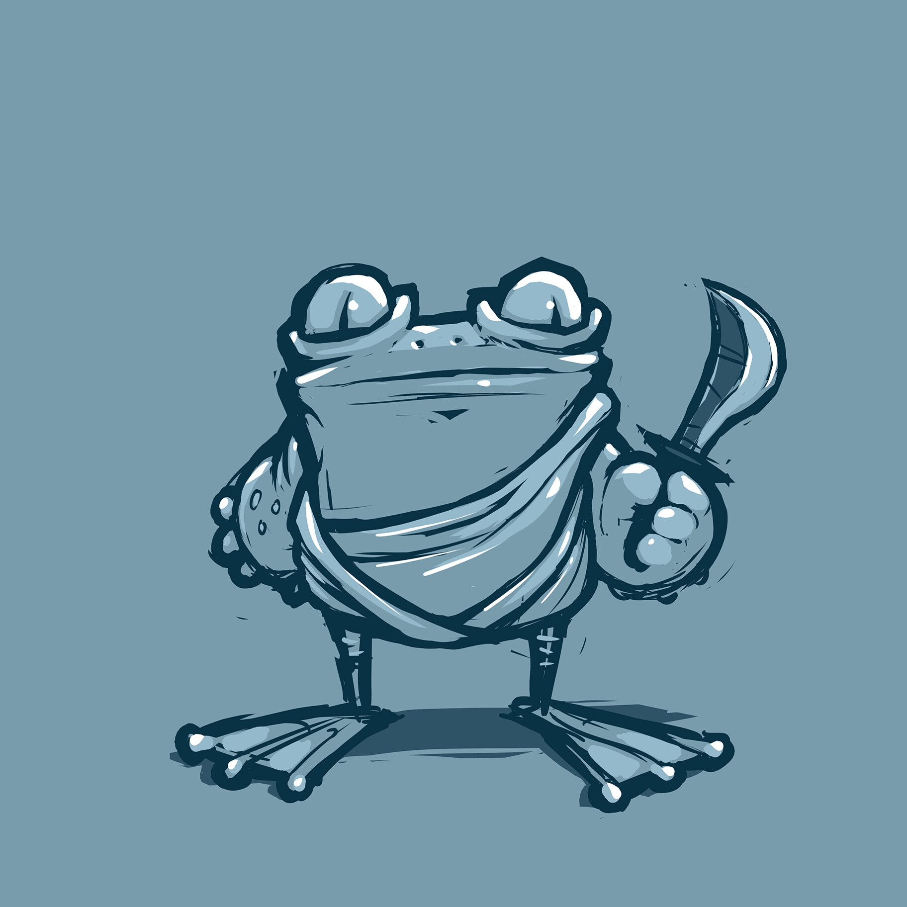 ArtStation - D & D - BULLYWUG / quick sketch