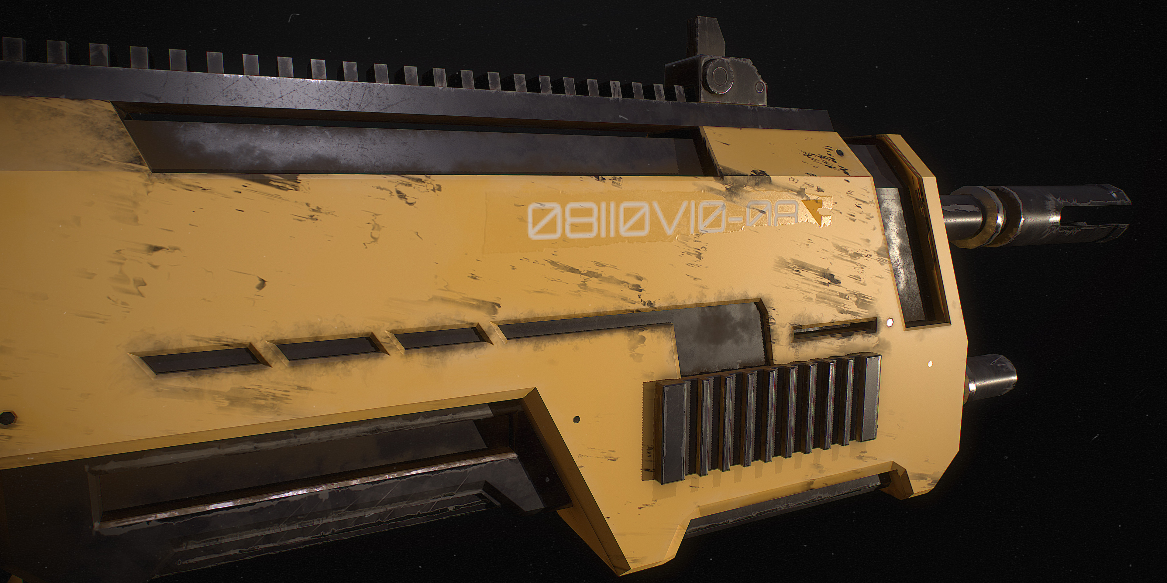 Andrea Riccardi - XCOM 2 Assault Rifle Fanart