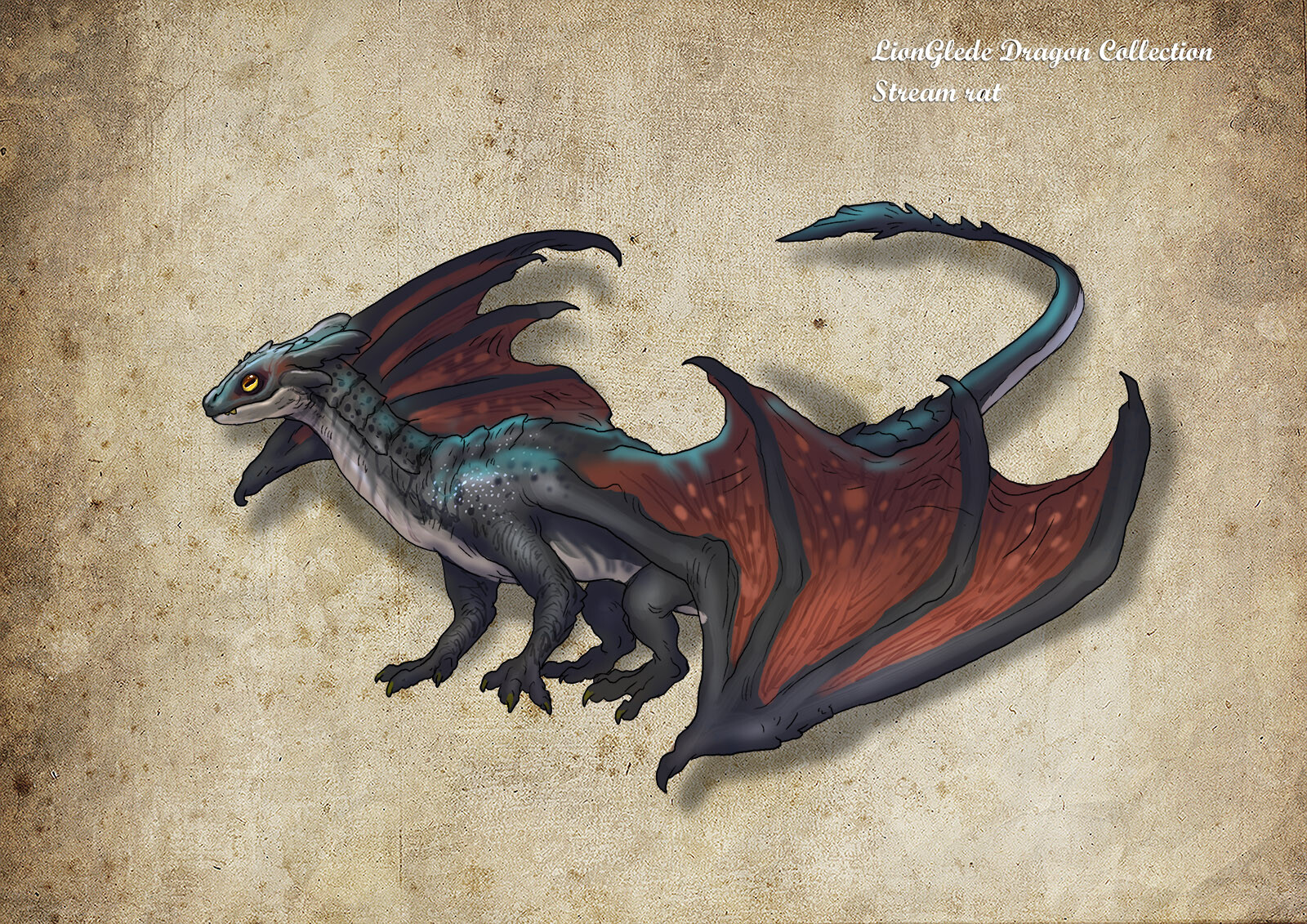 ArtStation - My personal Dragon Series: StreamRat