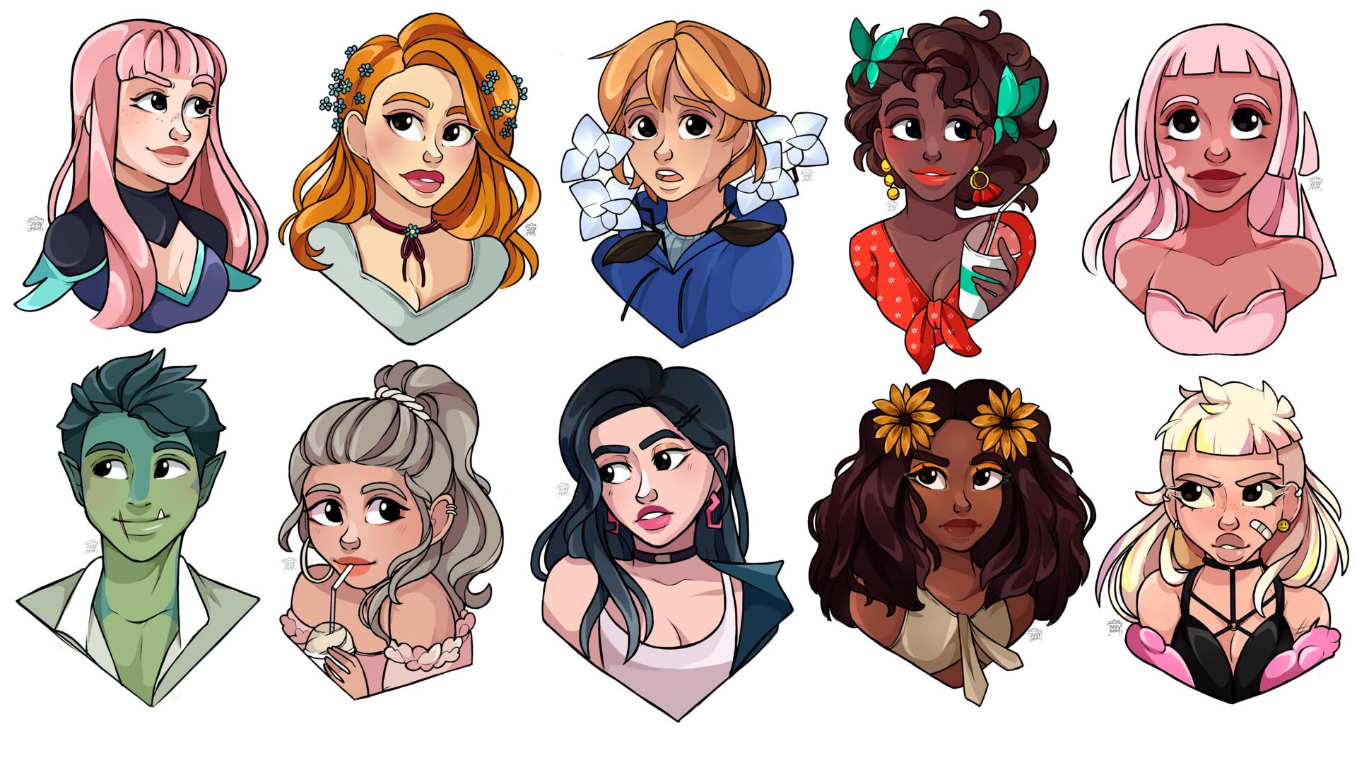 ArtStation - 10 Draw In Your Style!