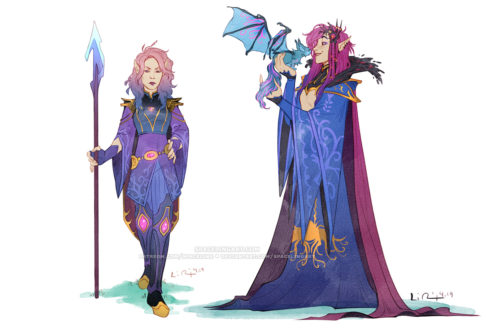 Li Didkovsky - April Elf-Themed Commissions