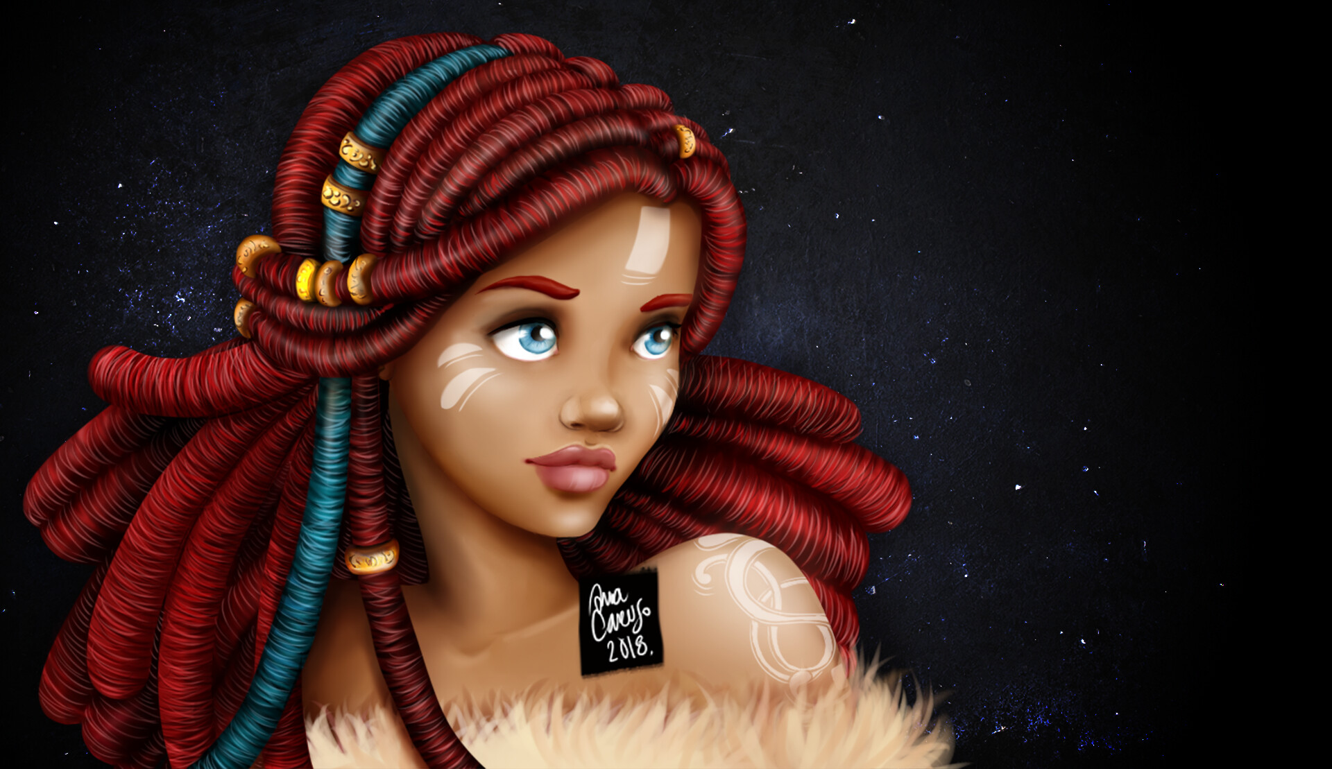 ArtStation - Tribal Queen