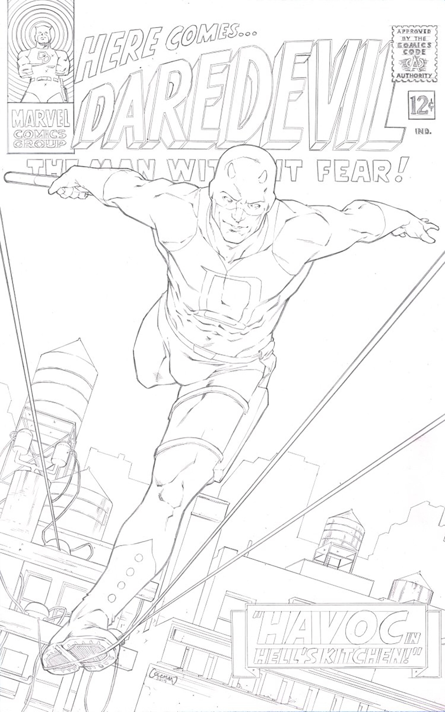 netflix daredevil coloring pages