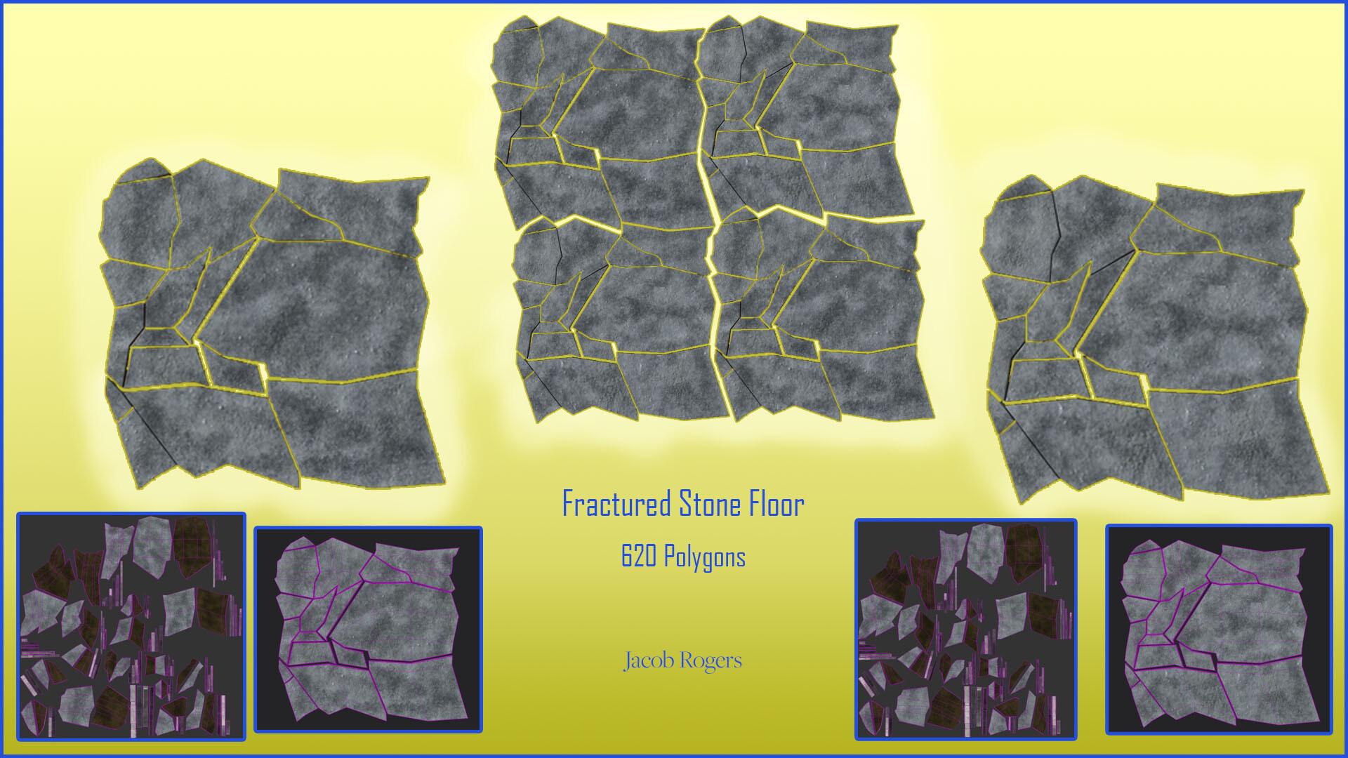 ArtStation - Fractured Stone Floor