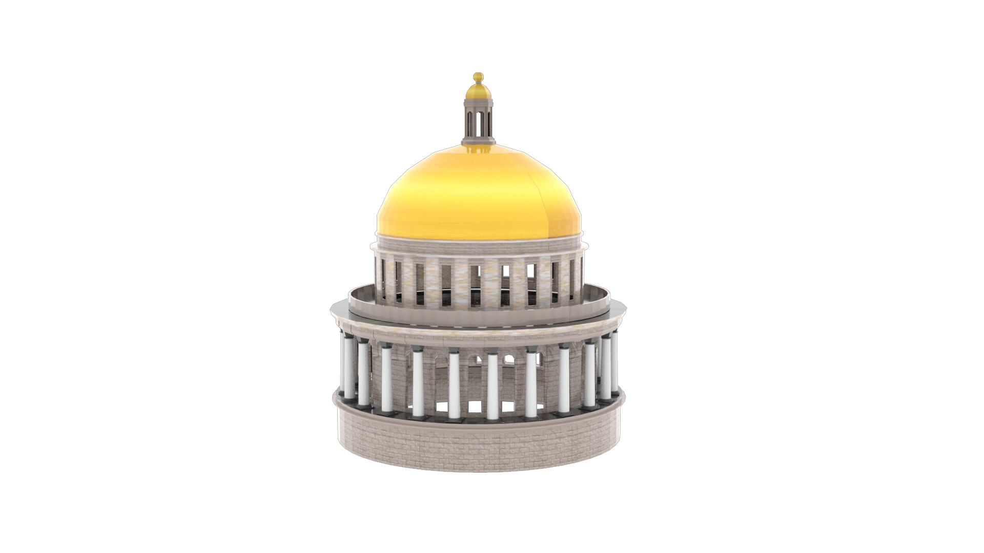 Anouk Geelen - 3D model Saint Isaac's cathedral dome
