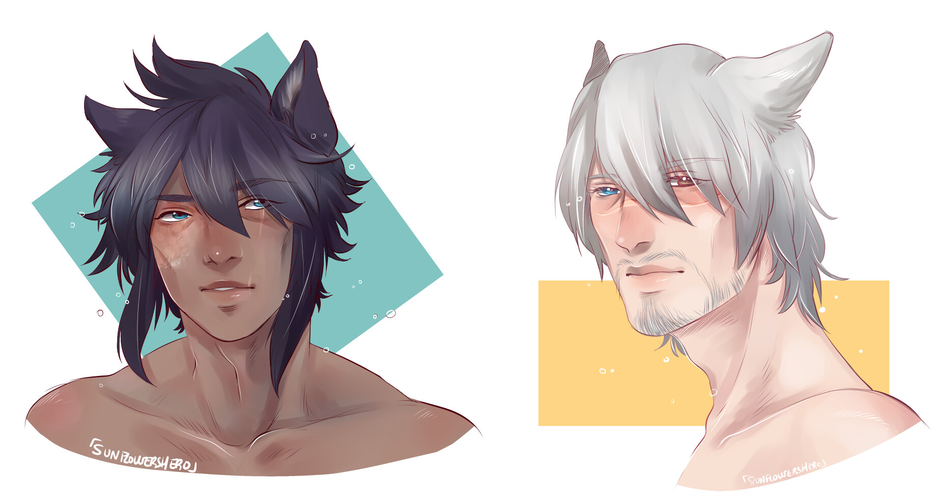 ArtStation - Brothers portrait