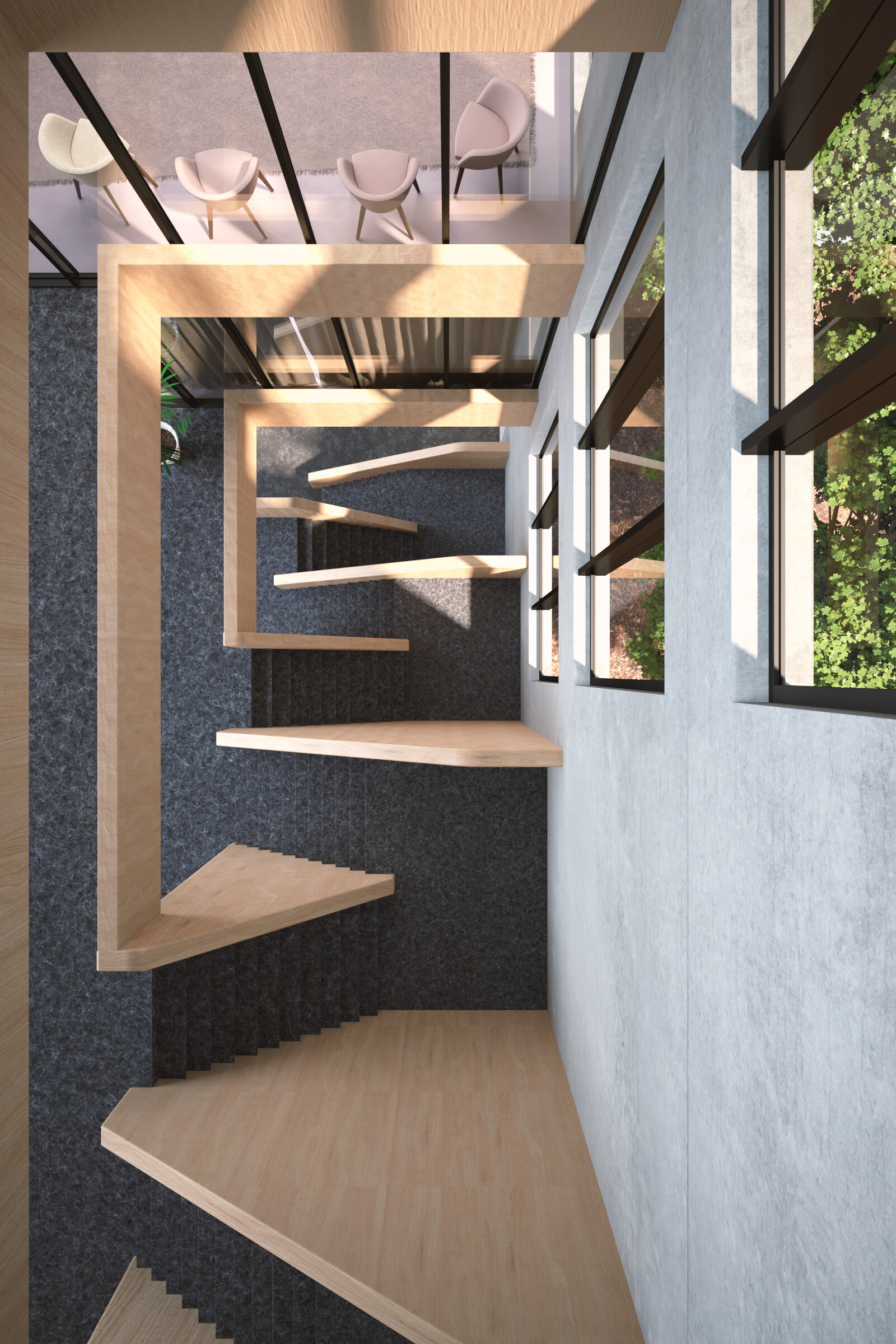 ArtStation - Office stairs