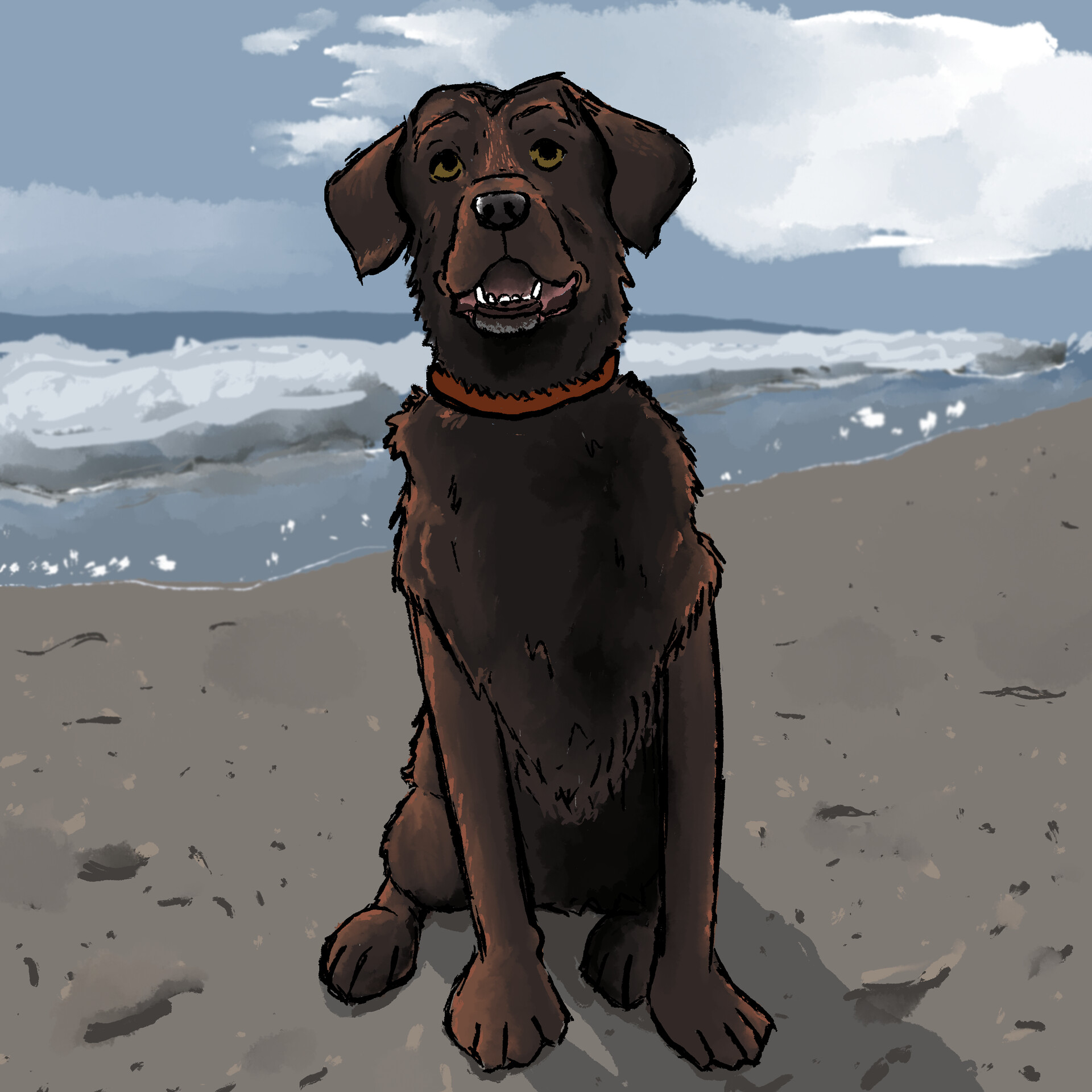 ArtStation - Duke the dog