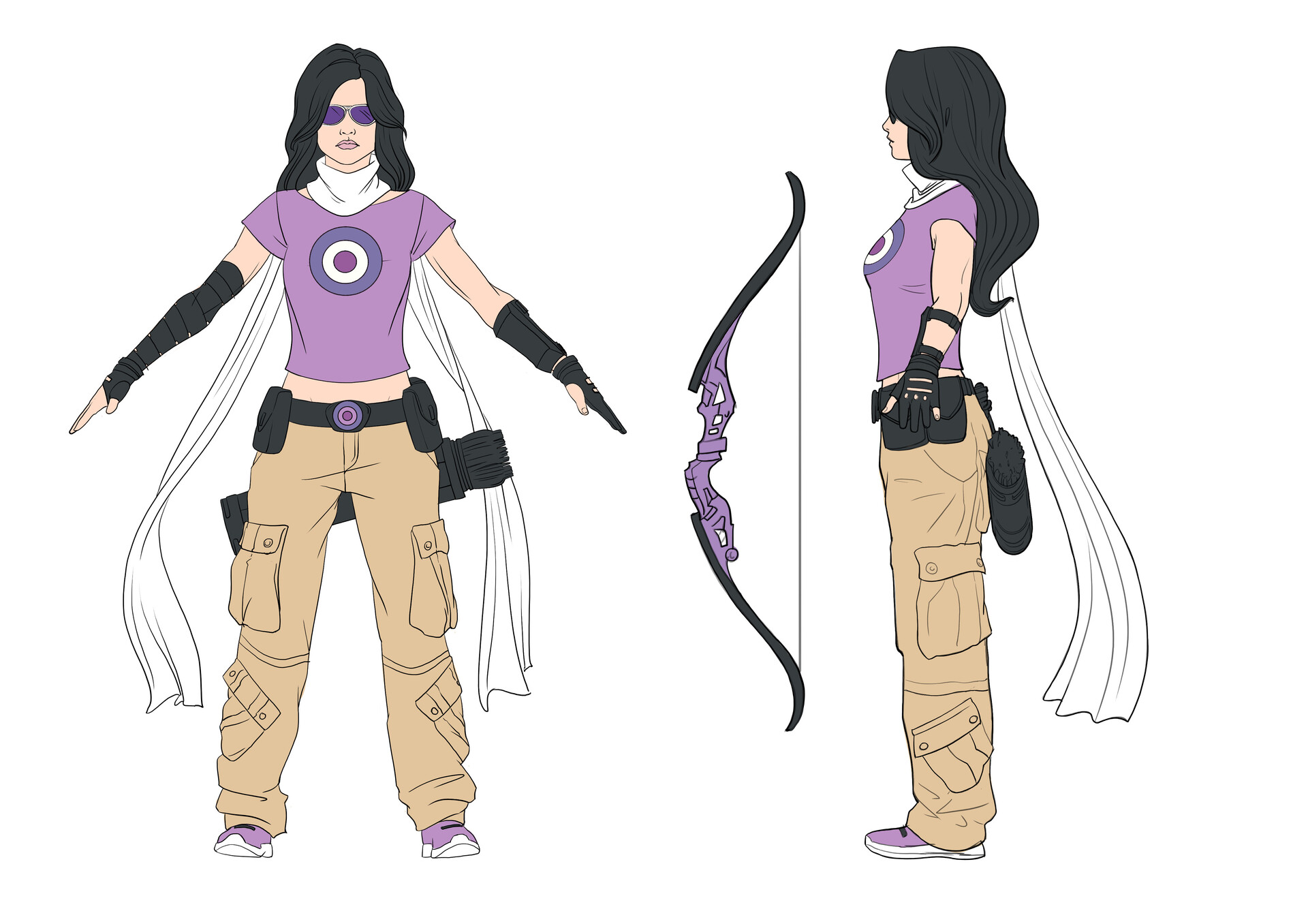 ArtStation - Kate Bishop "Hawkeye" Redesign