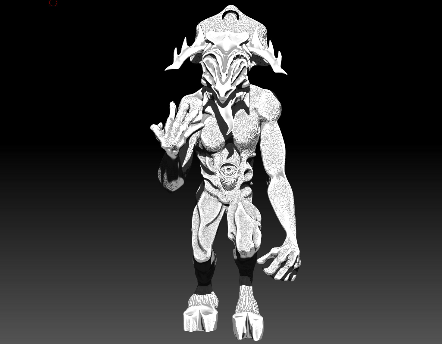 ArtStation - Monster zbrush model