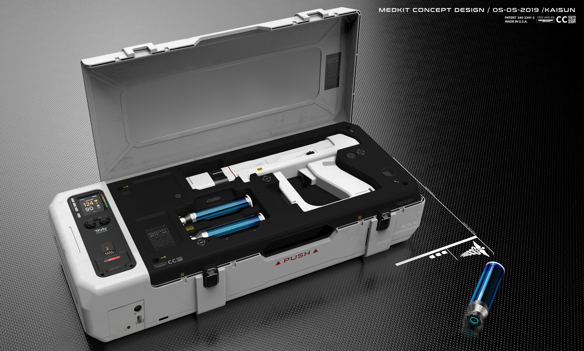 ArtStation - medkit crate design
