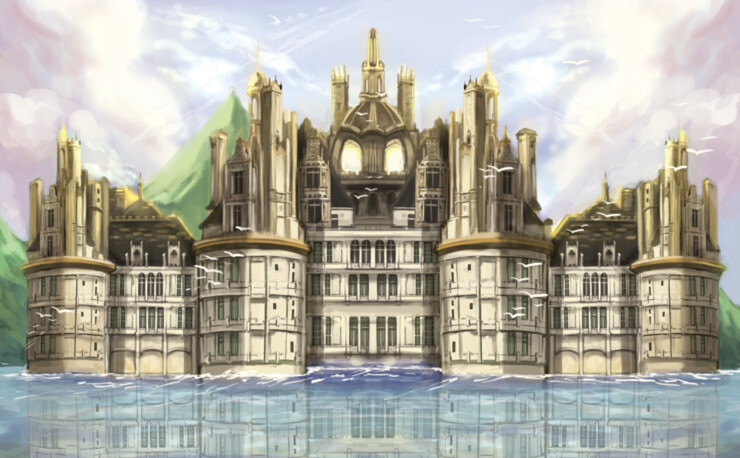 ArtStation - water Palace