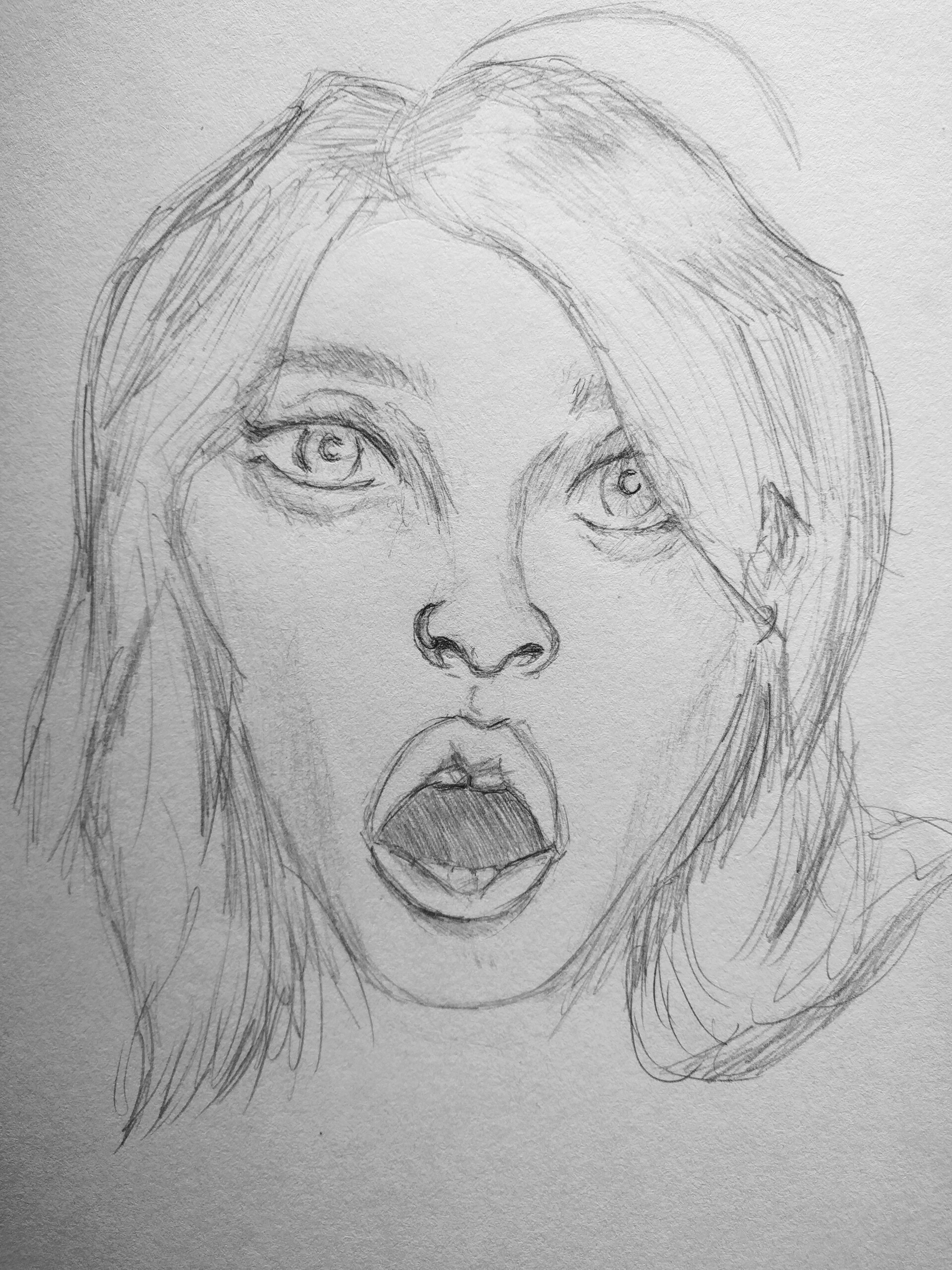 ArtStation - Shock face