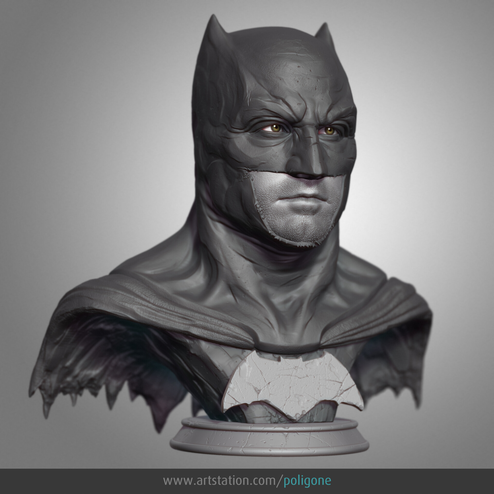 ArtStation - Batman Statue WIP