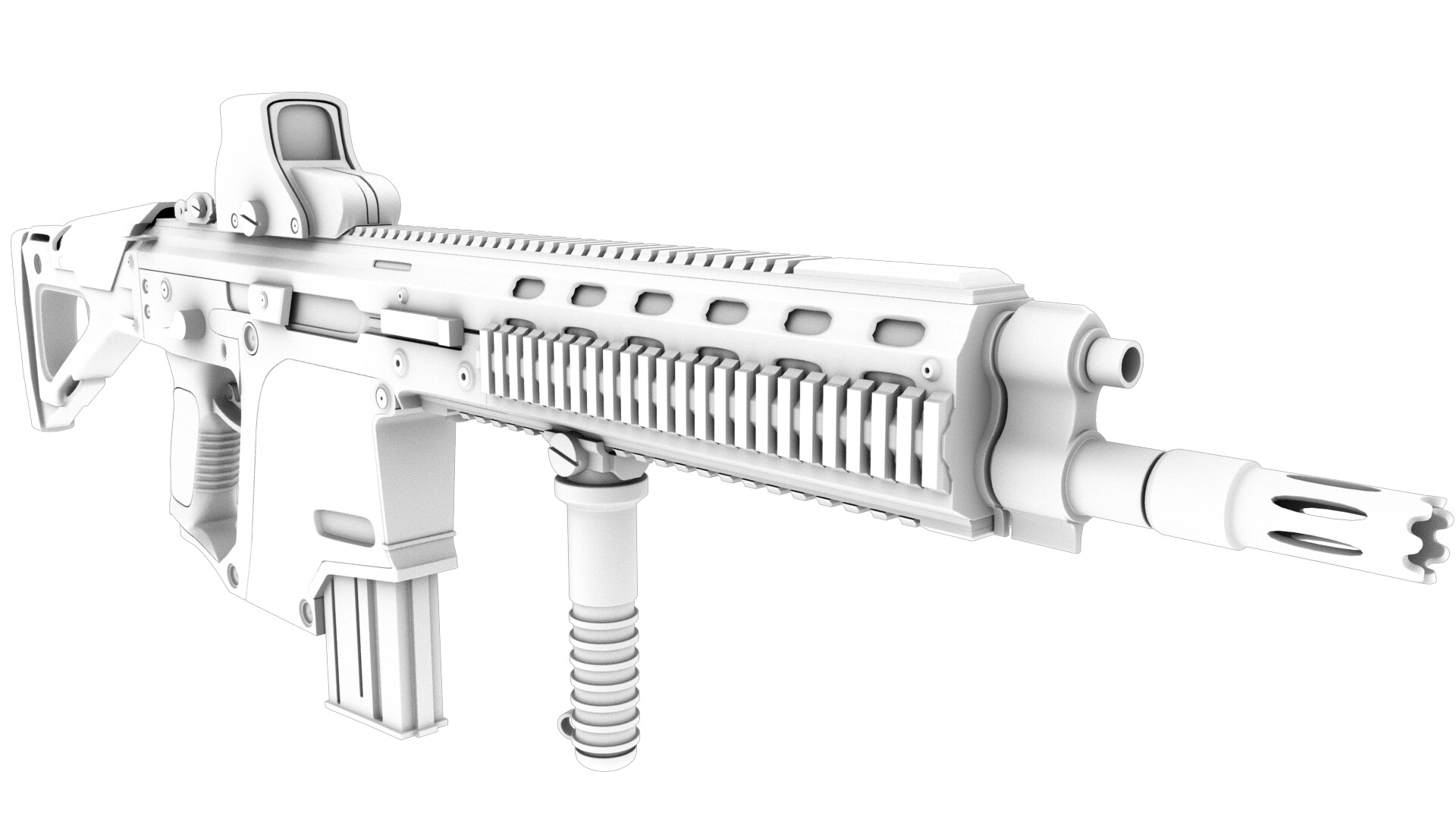 Luke Lowther - HK G56 Concept 3D Model Variants