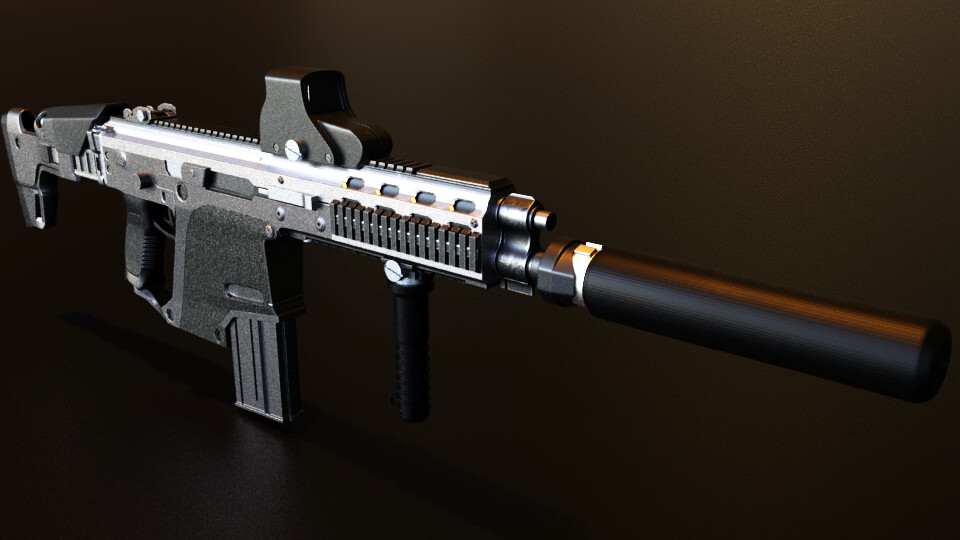 Luke Lowther - HK G56 Concept 3D Model Variants