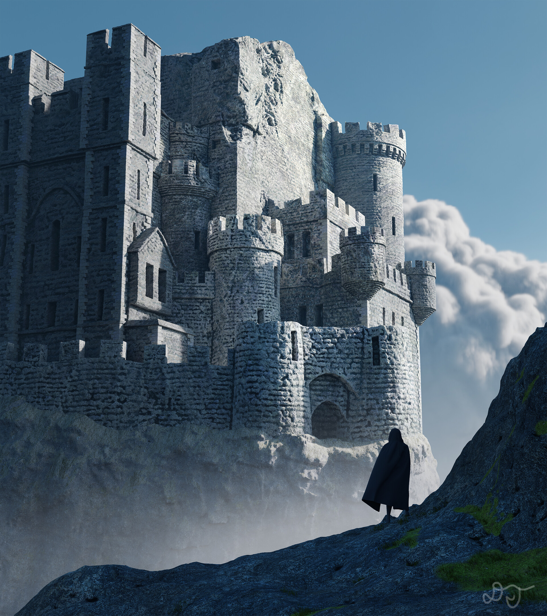 ArtStation - Mountian Top Ruins