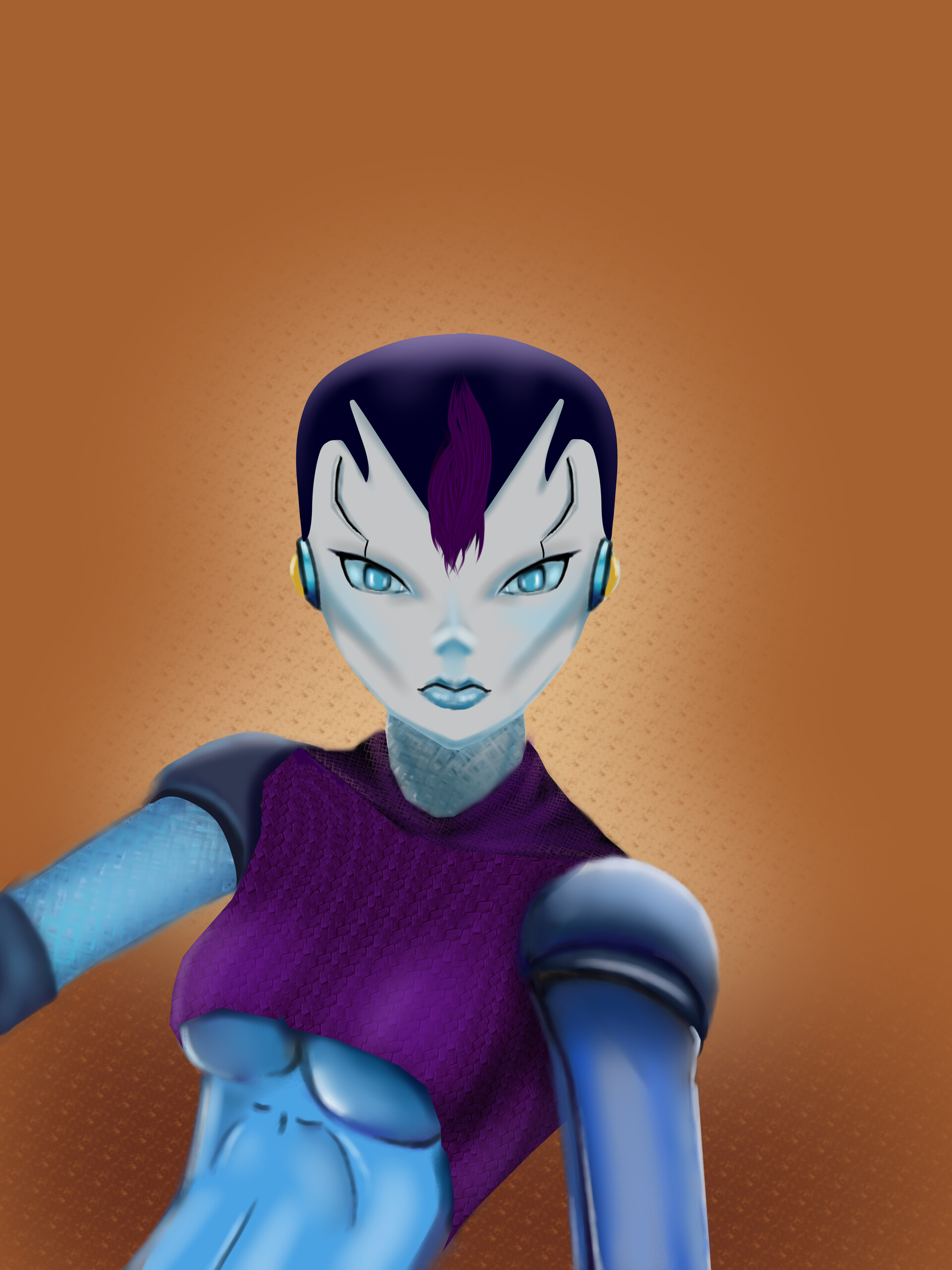 ArtStation - robot girl