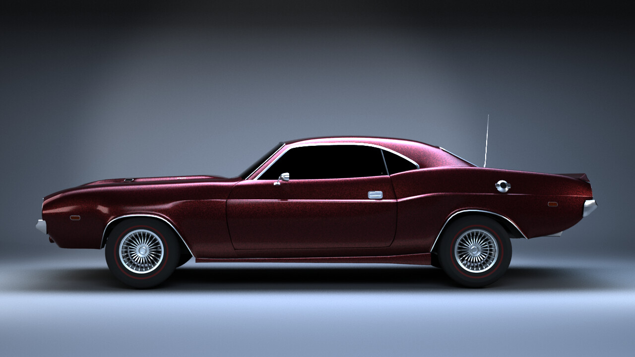 ArtStation - Muscle car lighting