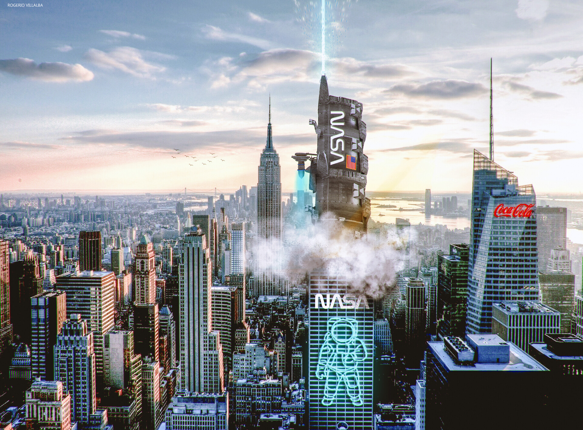 ArtStation - Nasa in the tower ny