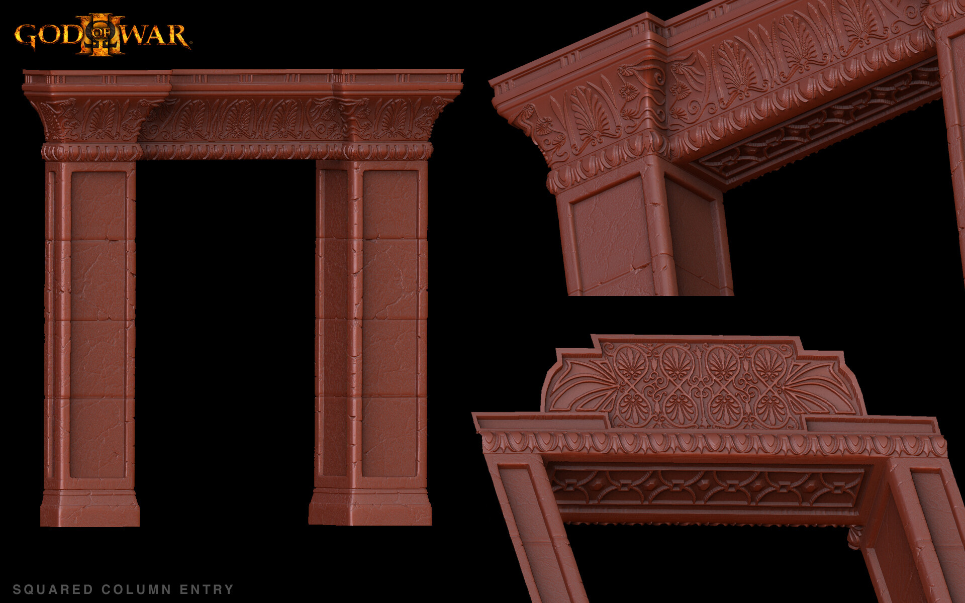 John Dobbie - God of War 3 (2010) Olympus Exterior Environment Art