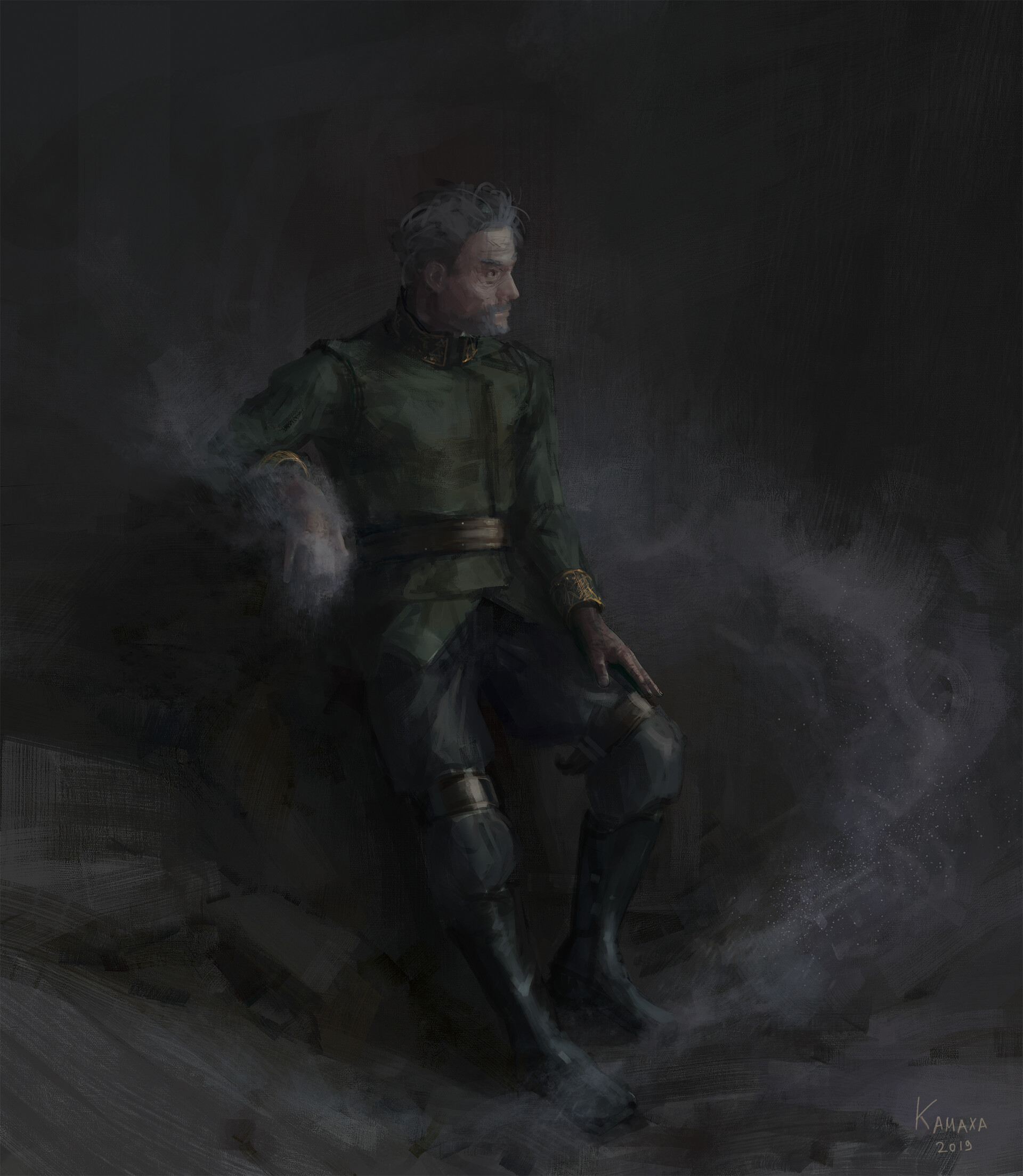 ArtStation - dust demon sketch