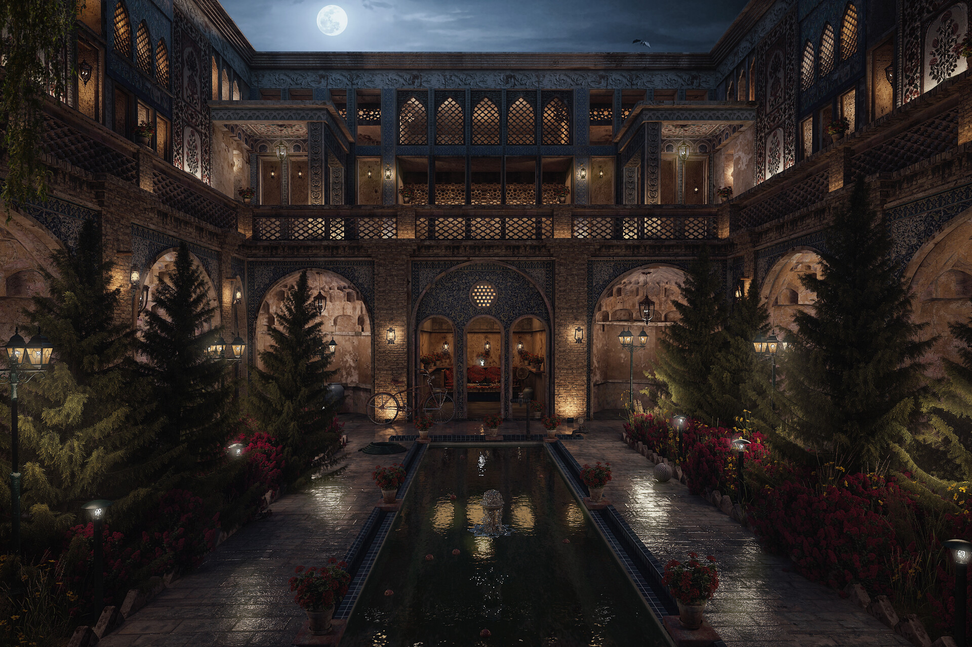 ArtStation - my new render night