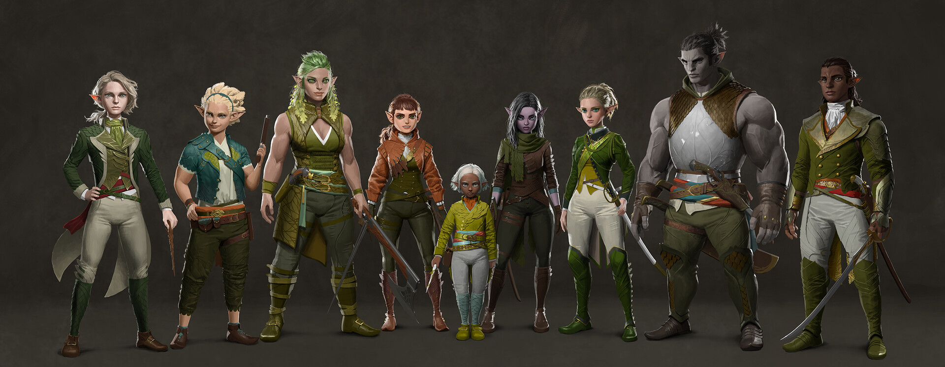 ArtStation - Elf company