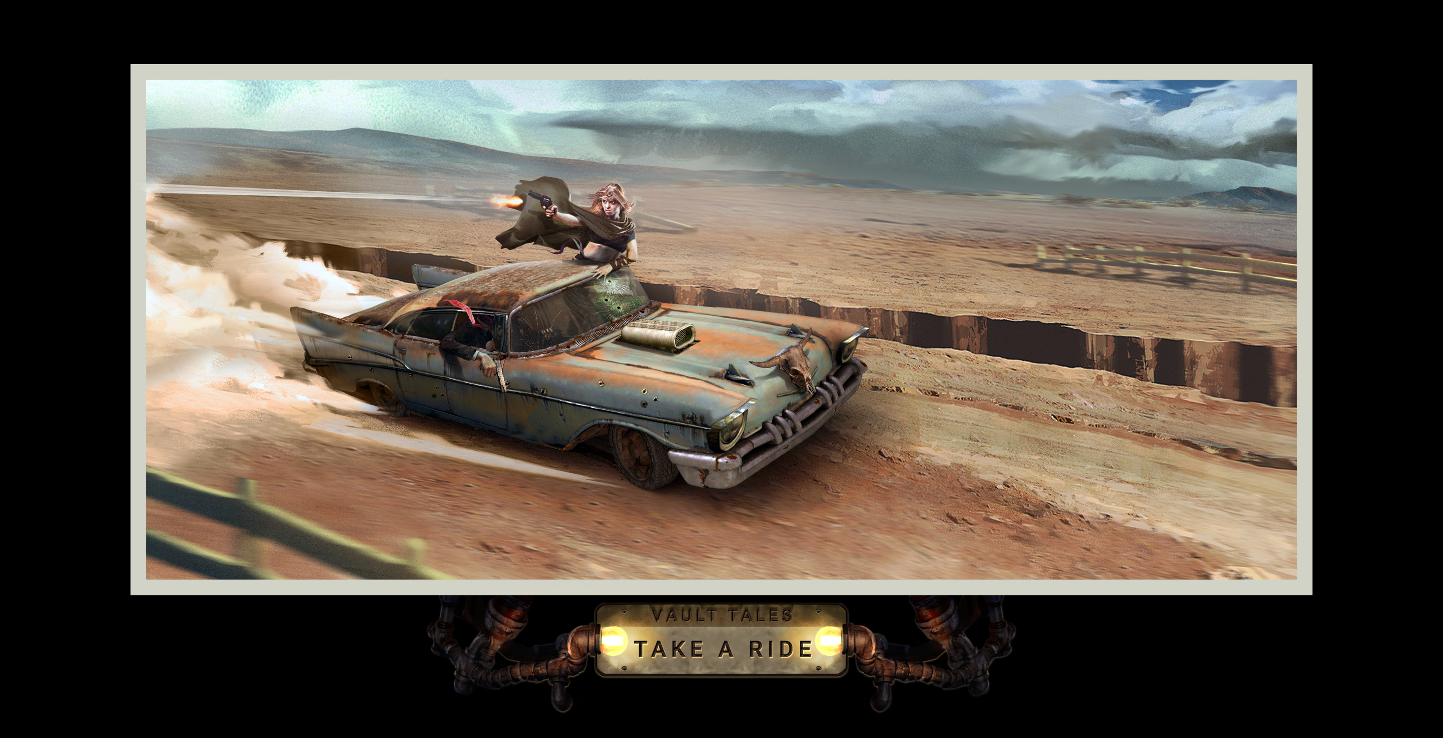 Andrii Shafetov - Portfolio - Fallout - " My Chryslus Highwayman