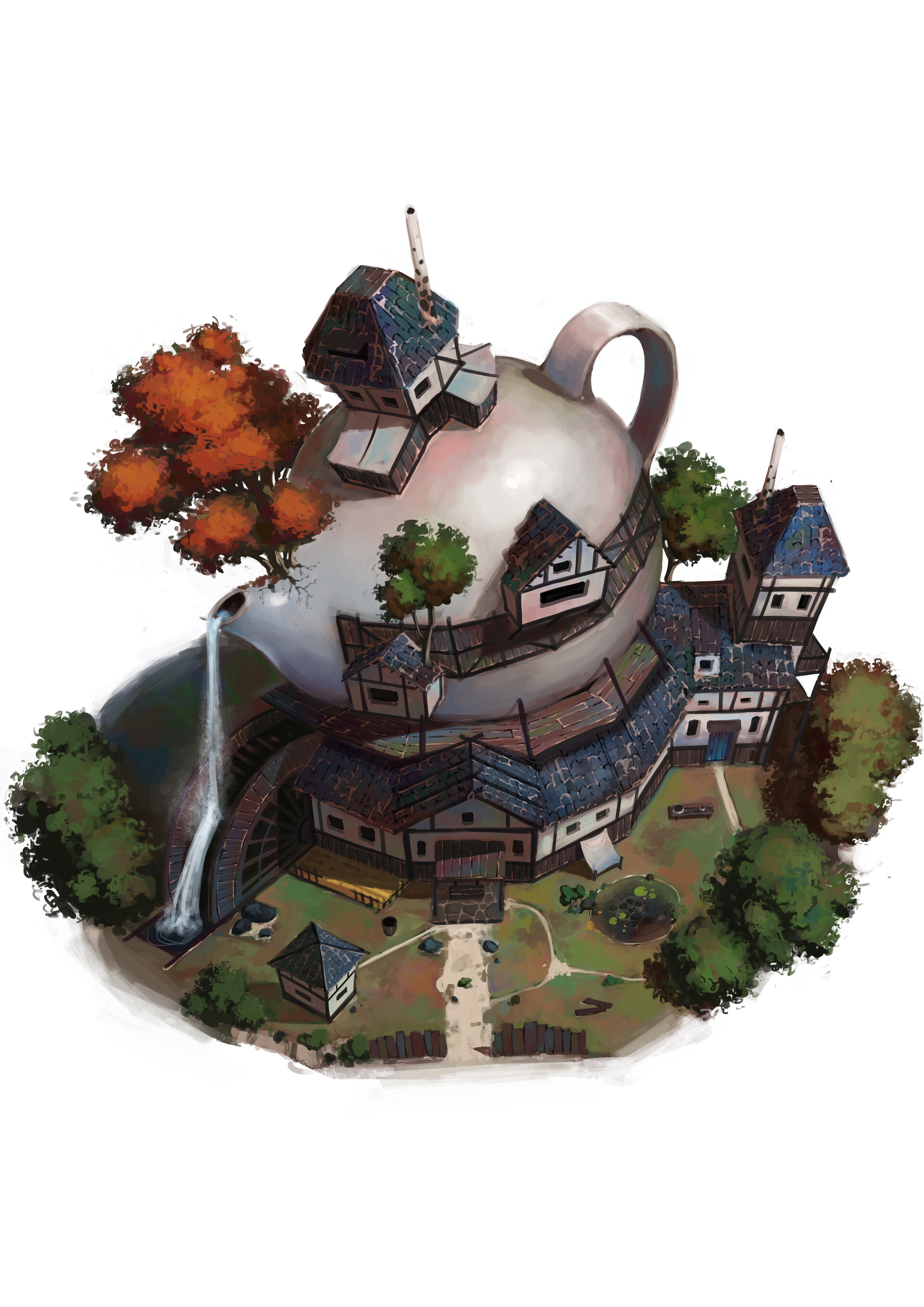 Teapot House by 진우 허 : r/ImaginaryDwellings