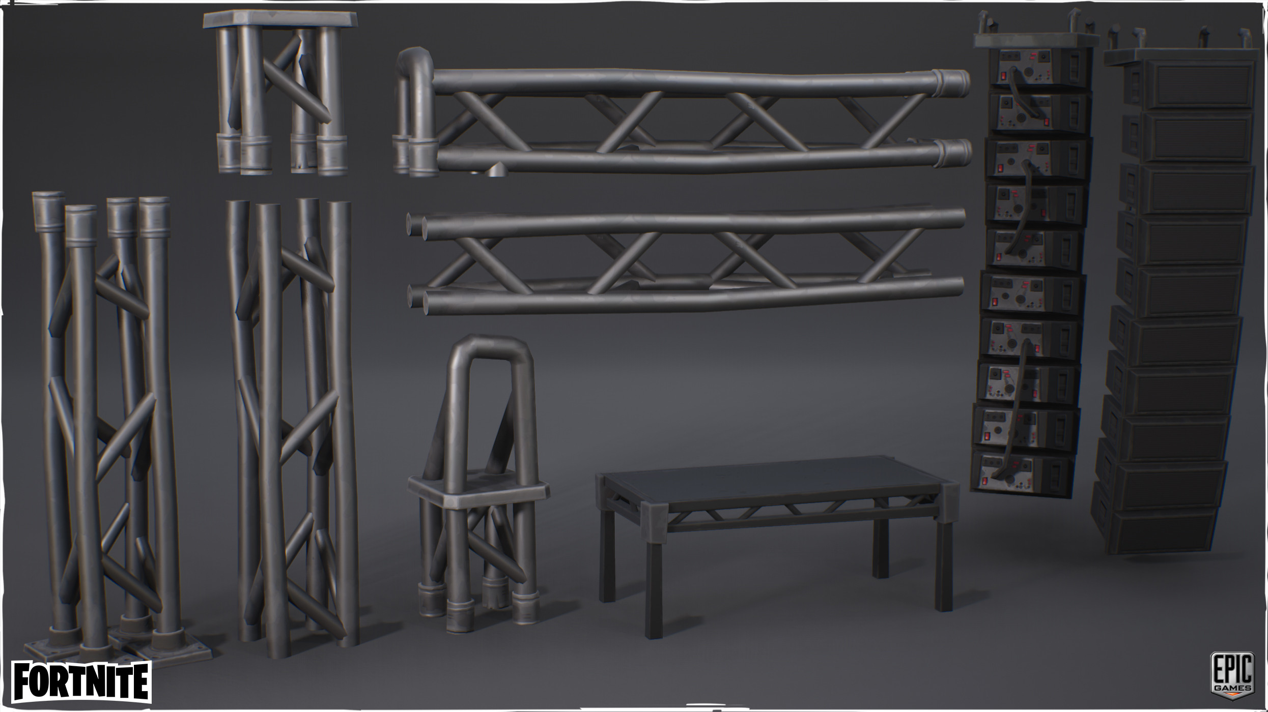 Josh Marlow - Fortnite Season 7 Environment Assets