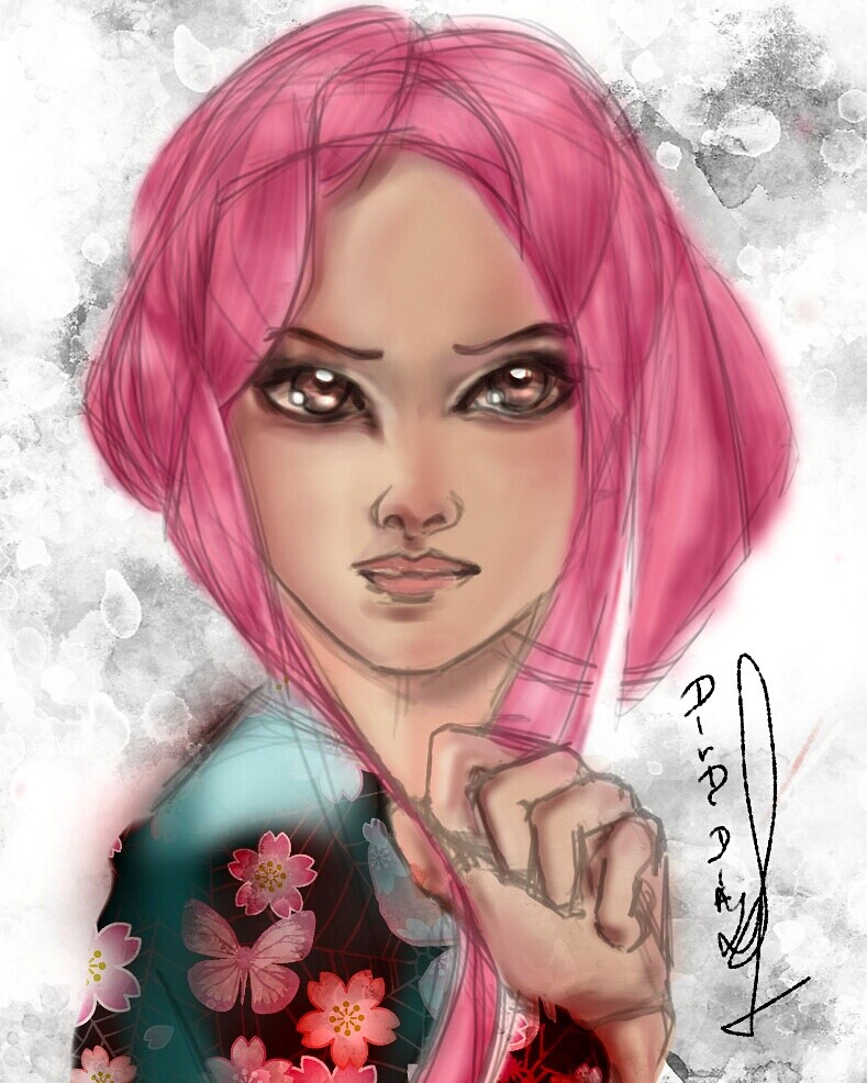 ArtStation - geisha art project