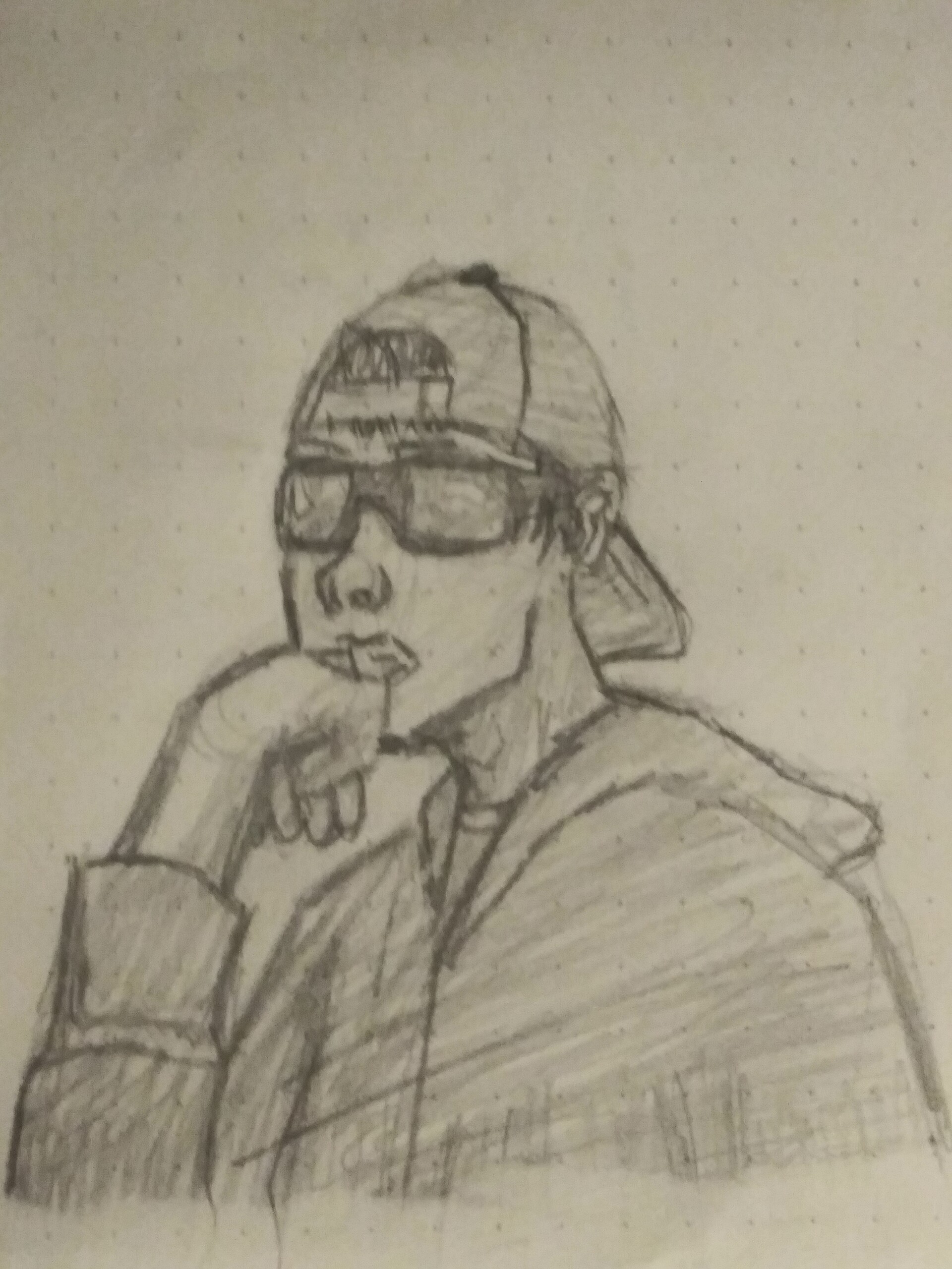 ArtStation - Sketchy Self Portrait