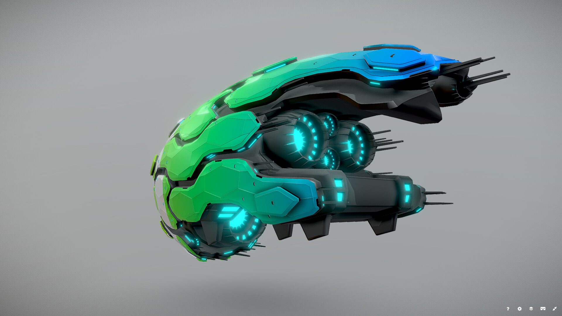 ArtStation - Fractured Spaceship