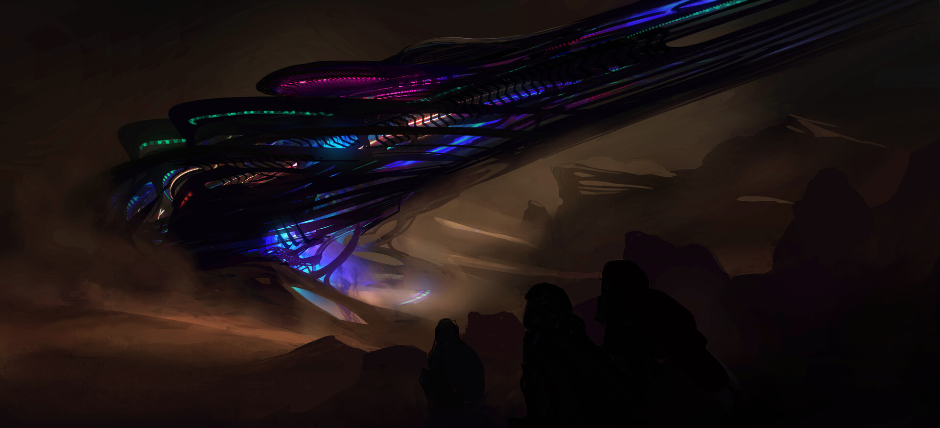 ArtStation - Alien ships