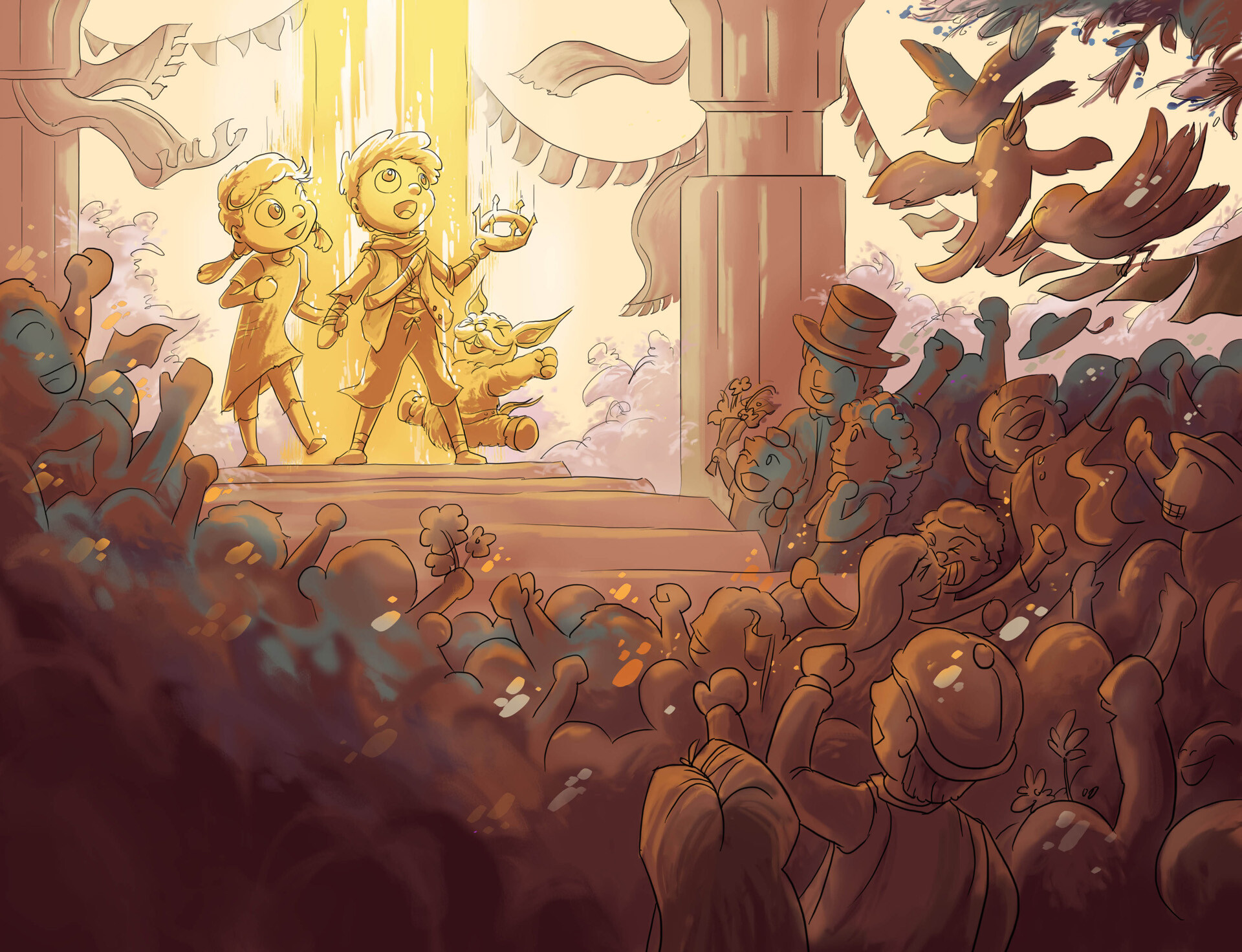 Minh Truong - "Peter Nimble & His Fantastic Eyes" illustration